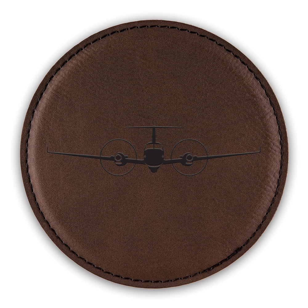 MC-12W Liberty Coaster Laser Engraved Leatherette - Round Coasters ...