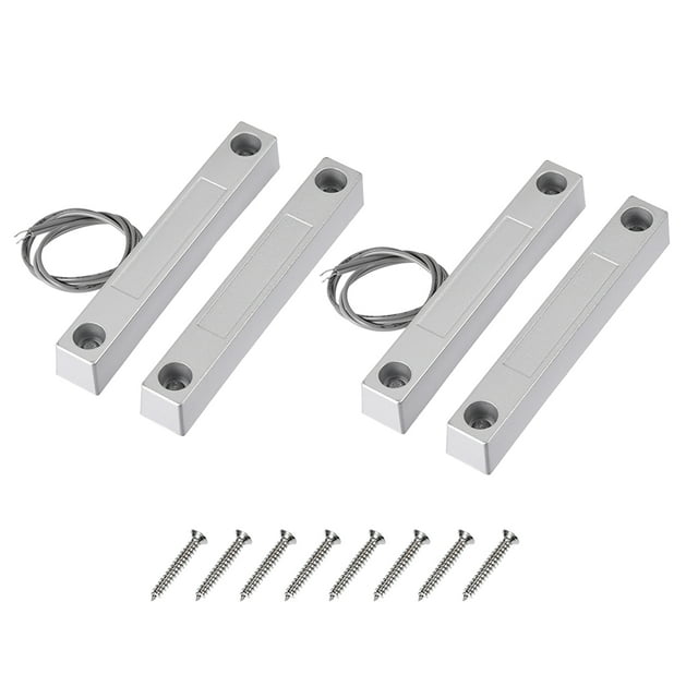 MC-58 NO Alarm Security Rolling Gate Garage Door Contact Magnetic Reed ...