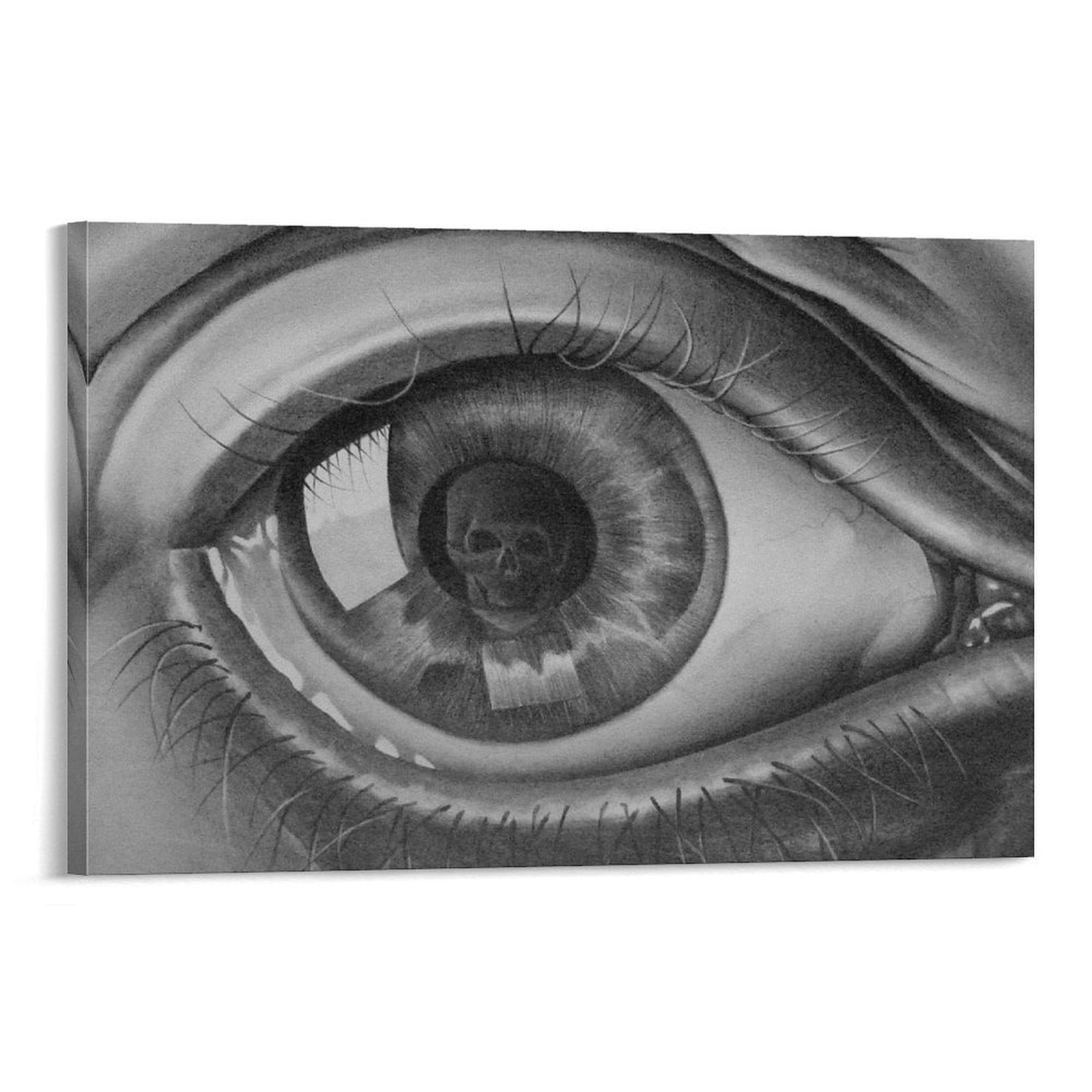 MC Escher Abstract Print Painting Black And White Poster (2) Posters ...