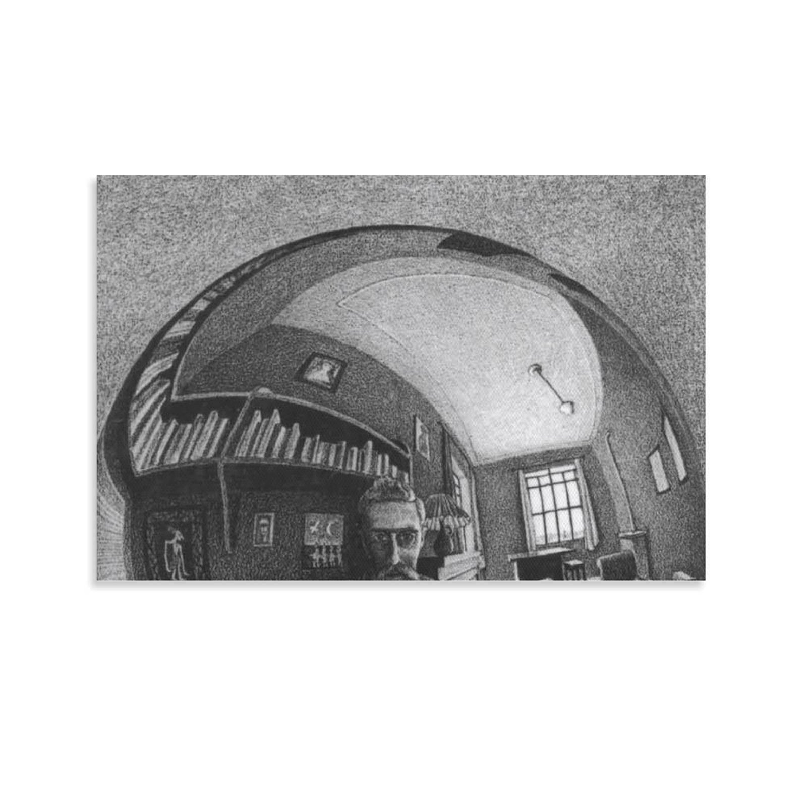 MC Escher Abstract Print Painting Black And White Poster (24) Poster ...