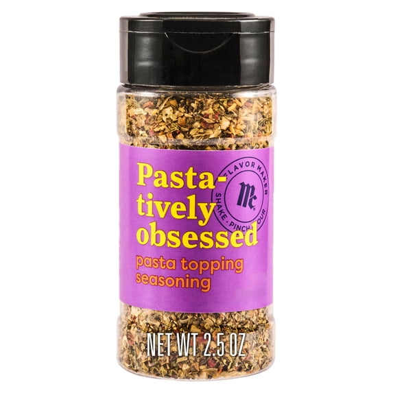 McCormick Pasta Topping Seasoning 2.5 oz Bottle Herby Savory Flavor for ...