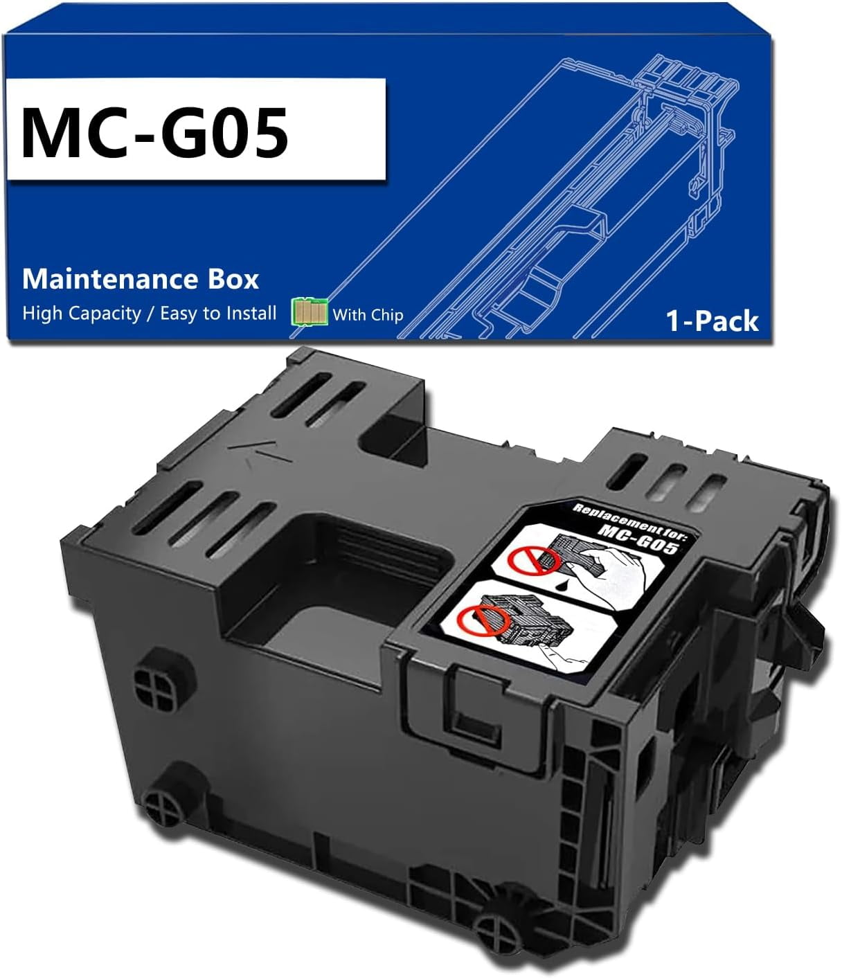 MC-G05 Maintenance Cartridge MCG05 Waste Ink Tank Compatible for Canon GX1020 GX2020 GX1030 ...
