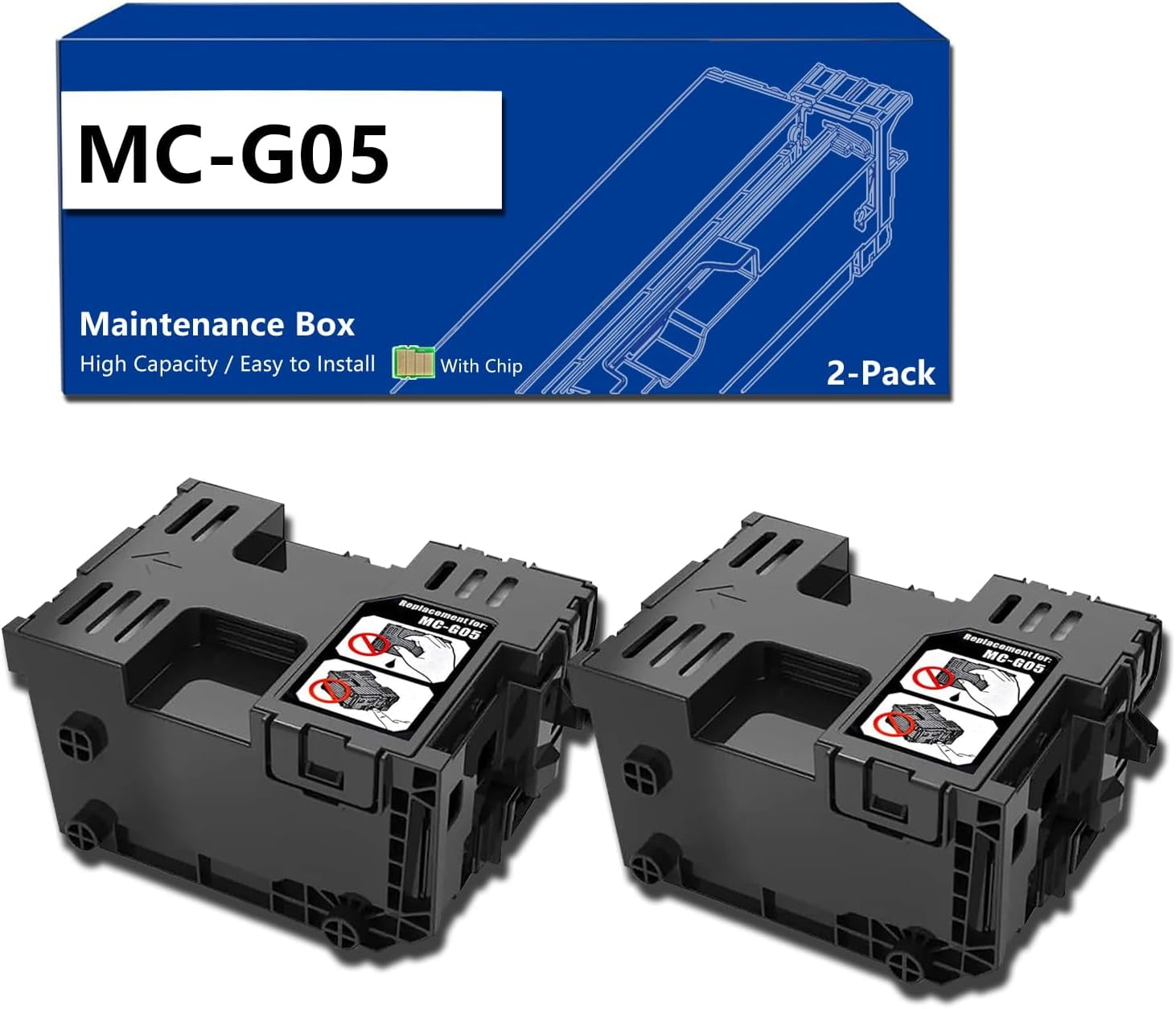 MC-G05 Maintenance Cartridge MCG05 Waste Ink Tank Compatible for Canon GX1020 GX2020 GX1030 ...