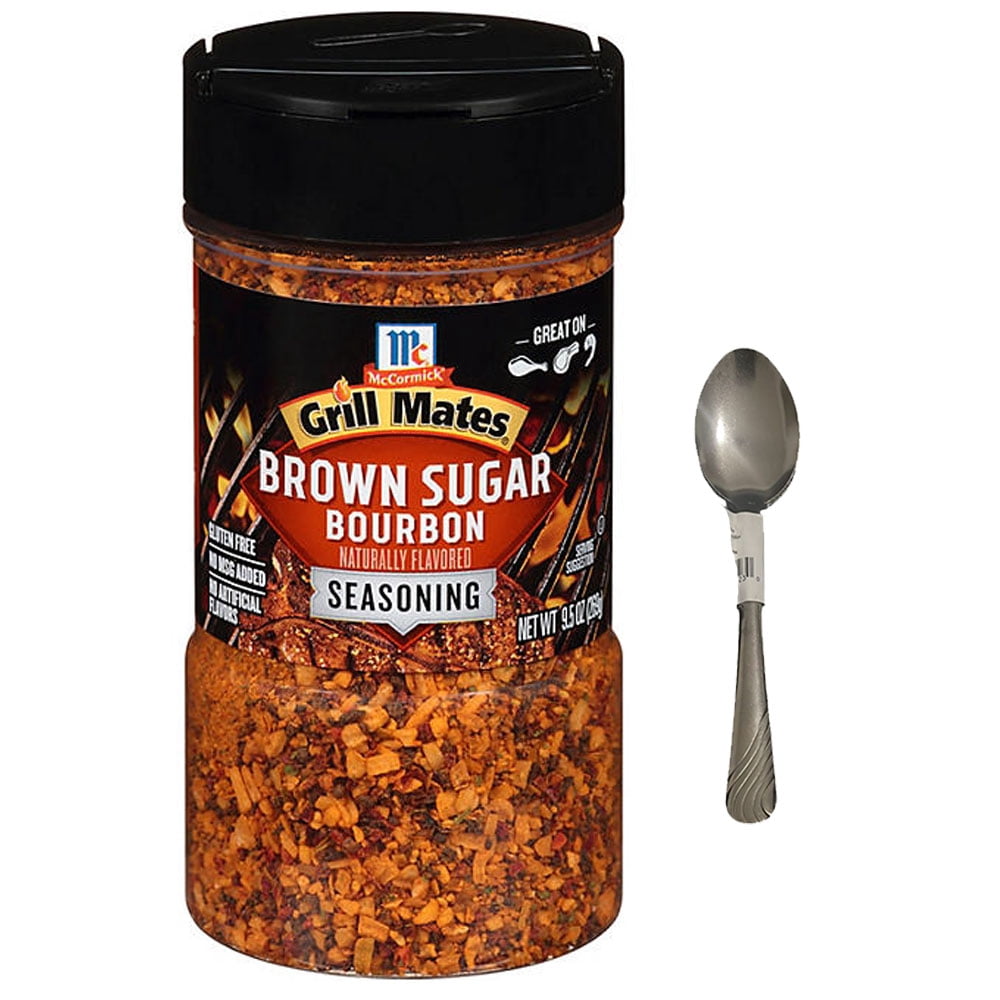 MC Grill Mates Brown Sugar Bourbon Seasoning 9.5 oz With Spoon ...