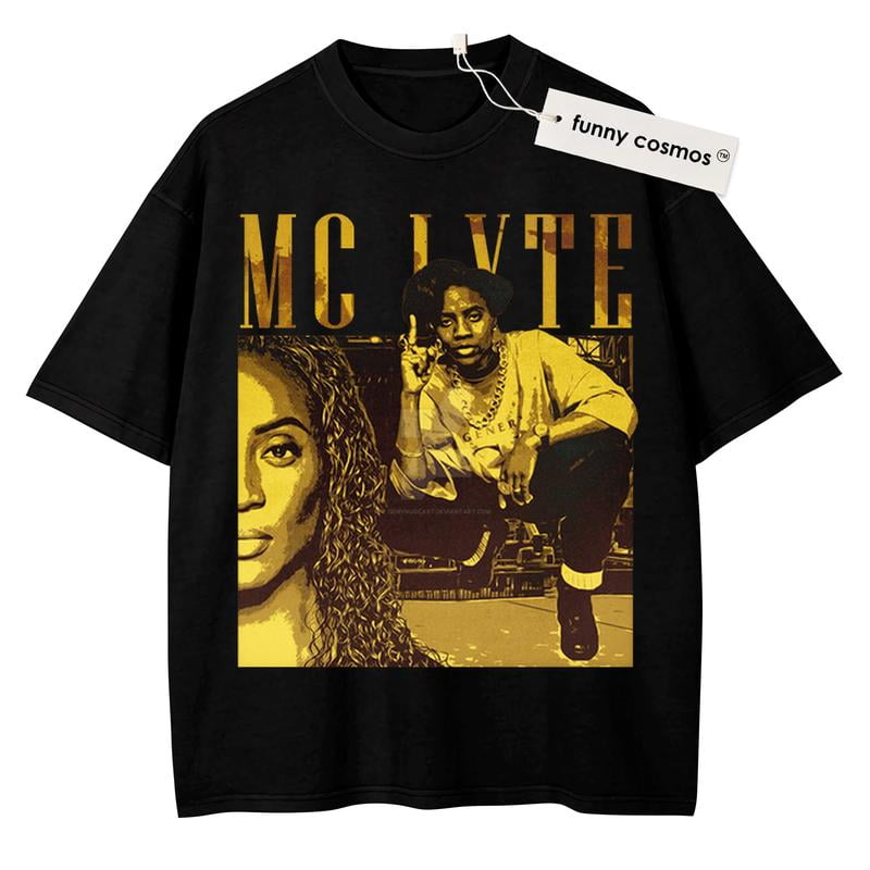 MC Lyte Vintage Hip Hop T. hirt 90s Rap Graphic . Old School Rap ...