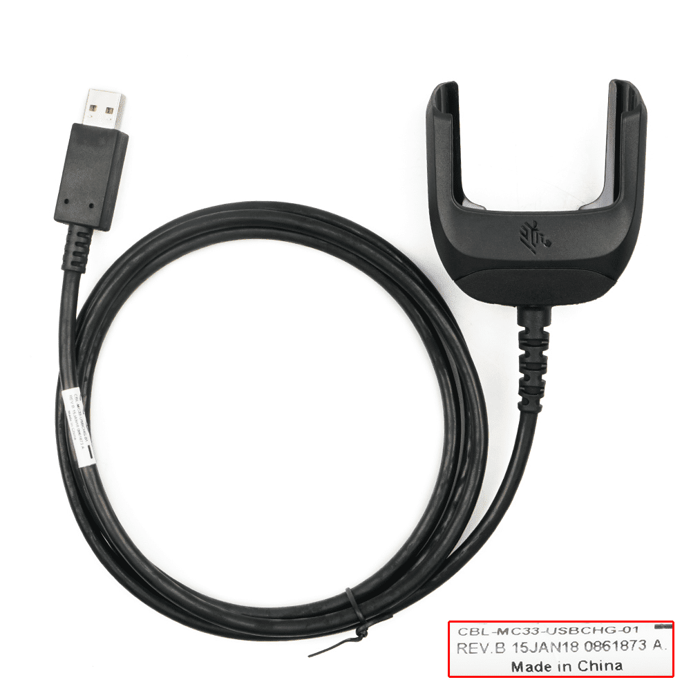 MC3300 USB Charging Cable (CBL-MC33-USBCHG-01) for Zebra Symbol MC3300 ...