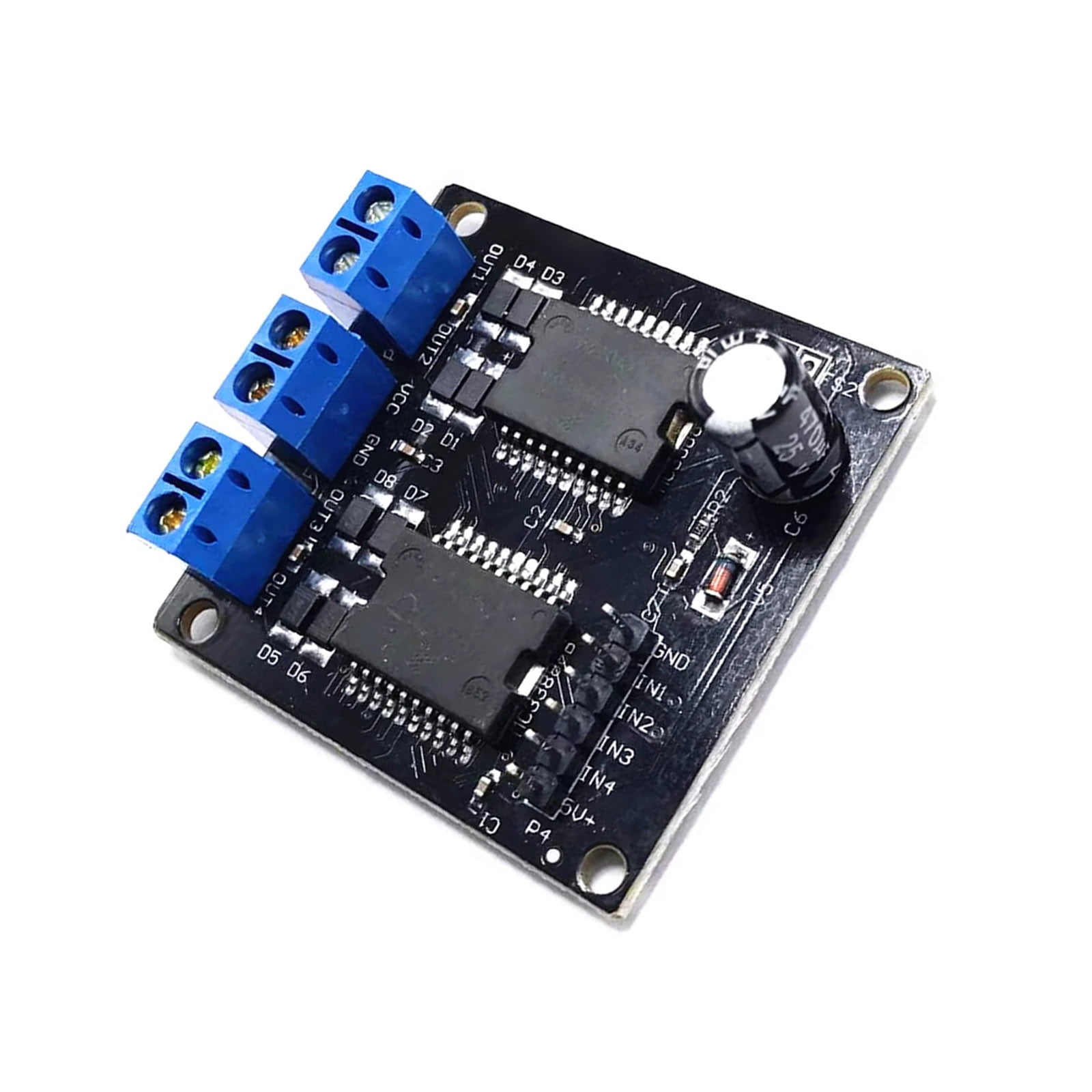MC33886 Motor Driver Module 4 Outputs Robot Intelligent Vehicle Motor ...