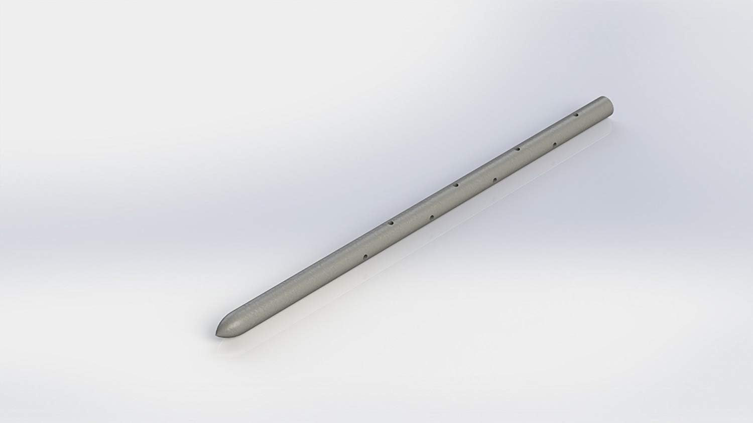 MCA 36 Inch Round Steel Form Stakes with Holes, 10 Pack, 3/4" Diameter ...