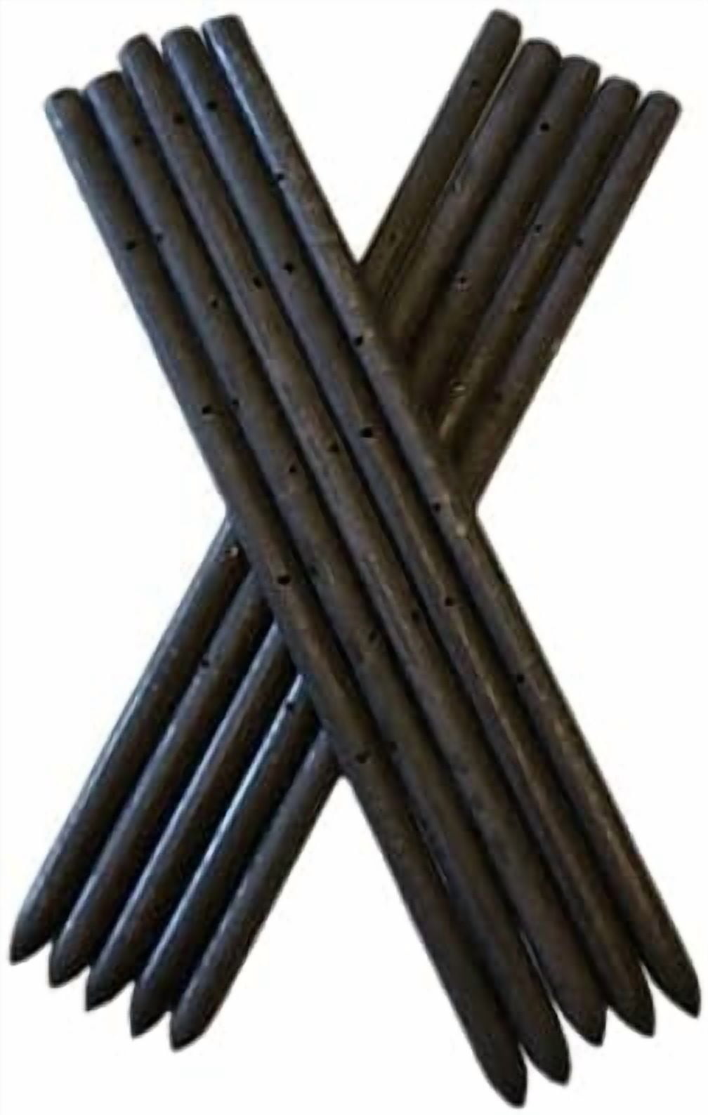 MCA 36" Round Steel Concrete Form Stakes (10 Pack) 3/4" Heavy-Duty ...