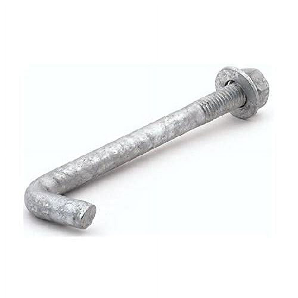 MCA Galvanized Anchor Bolts With Bolt & Washer 1/2" X 10" 50-Pack (10 ...