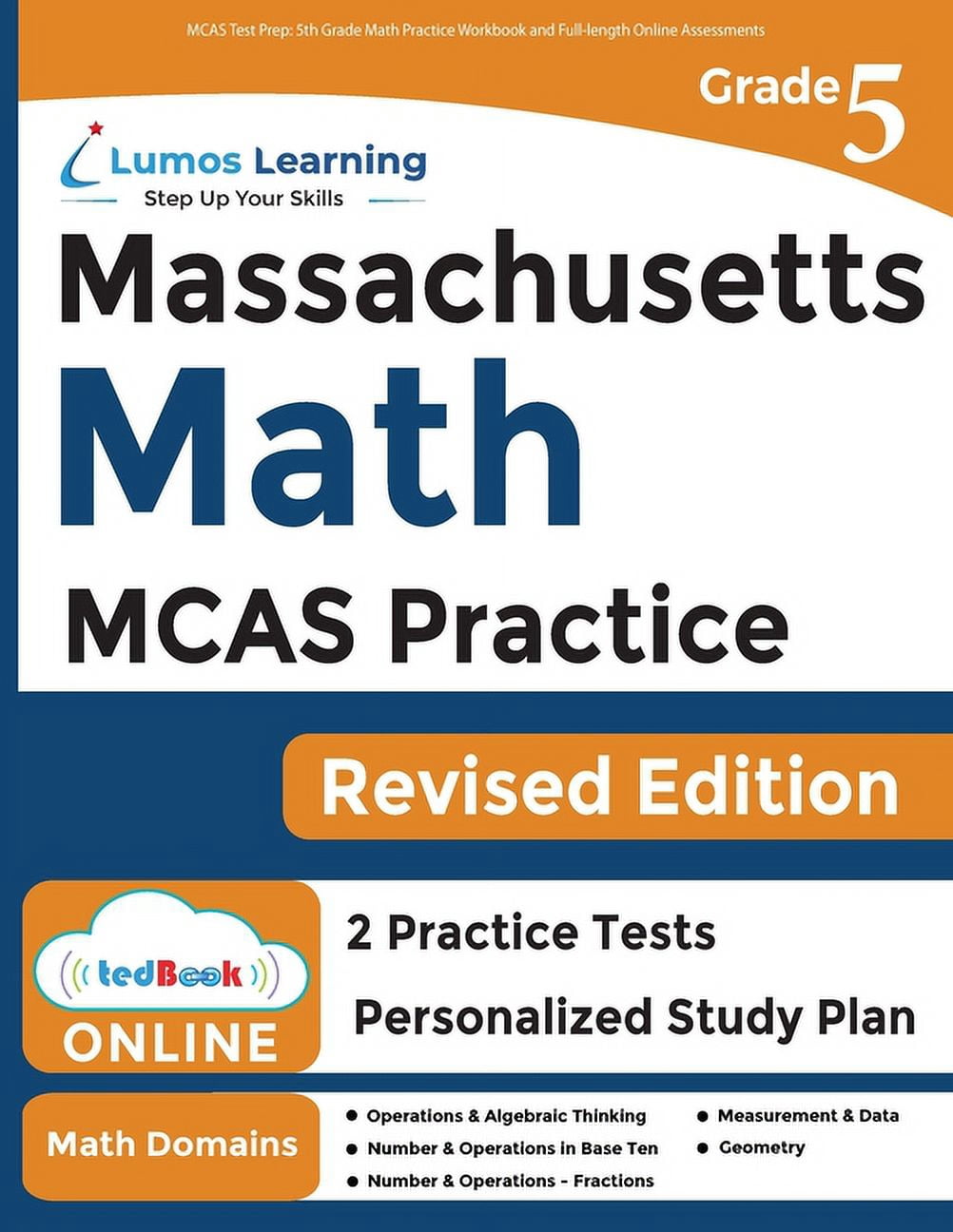 MCAS Test Prep: 5th Grade Math Practice Workbook and Full-length Online ...