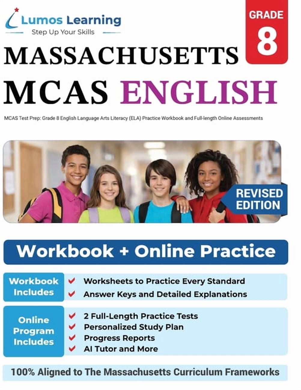MCAS Test Prep: Grade 8 English Language Arts Literacy (ELA) Practice ...