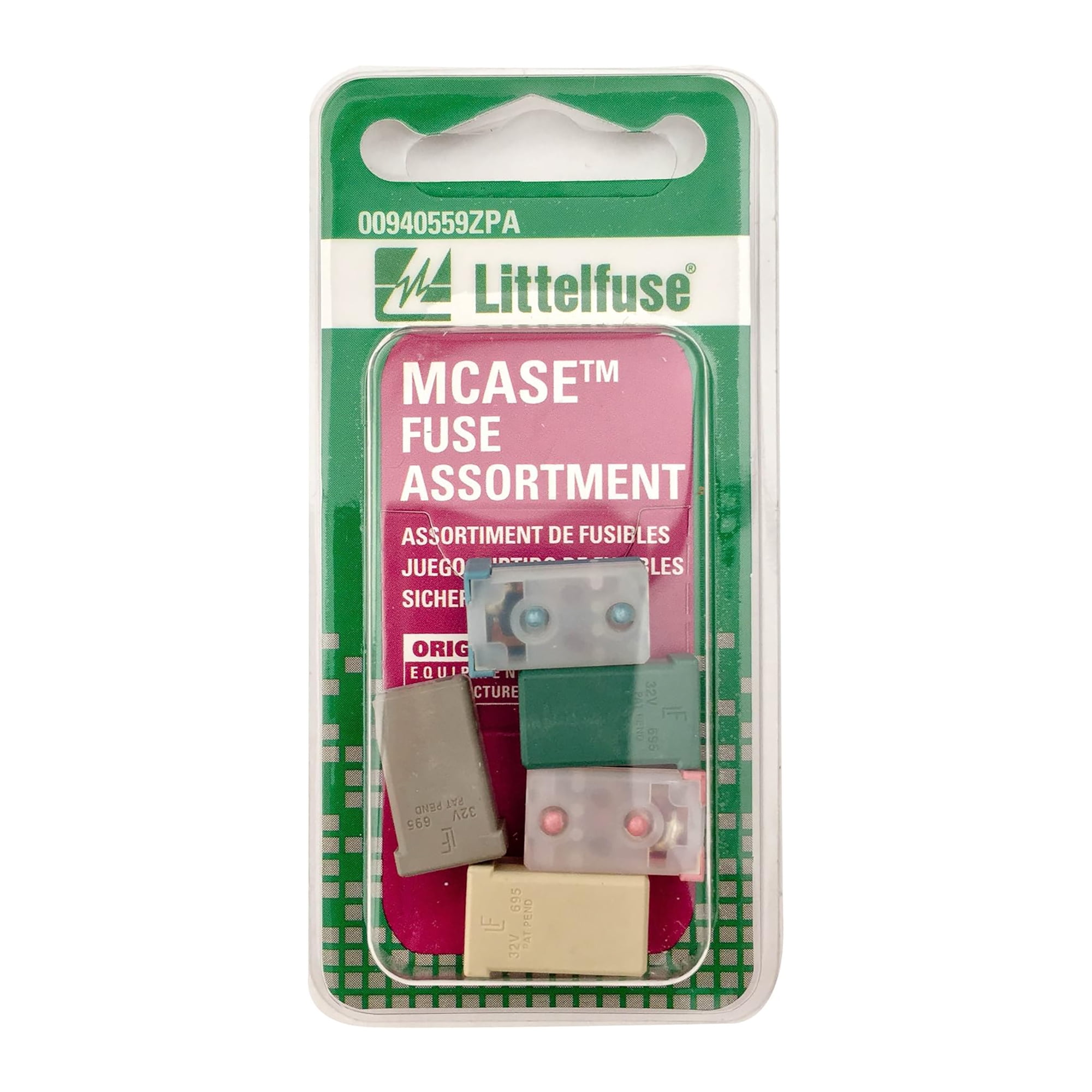 MCASE 32V Fuse Assortment 5 Pack Littelfuse 00940559ZPA - Walmart.com