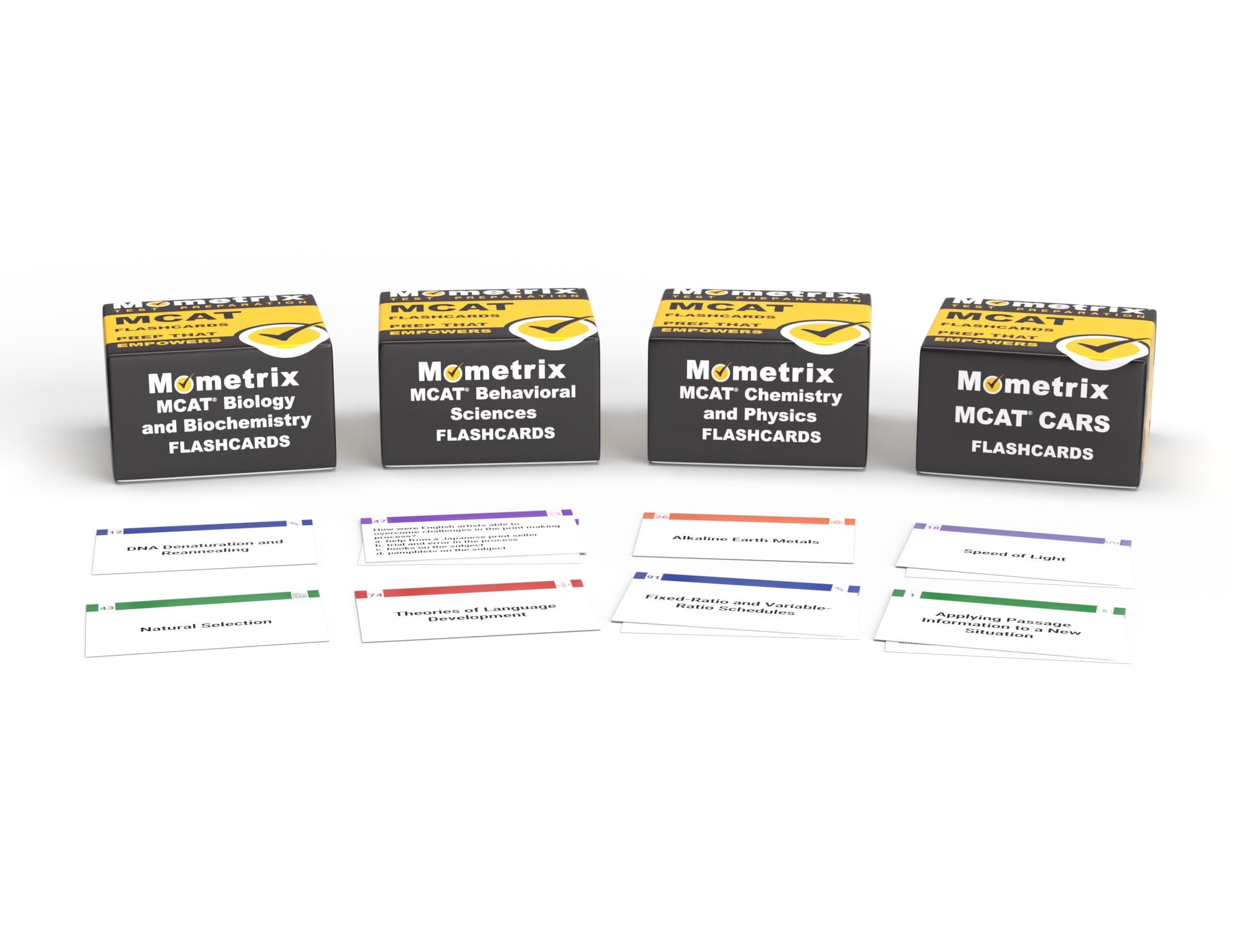 MCAT Prep 2025-2026 Study Cards: 1400+ MCAT Review Cards with Practice ...