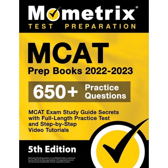 MCAT Prep Books 2022-2023 - MCAT Exam Study Guide Secrets, Full-Length ...