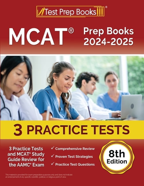 Free Shipping! MCAT Prep Books 2024-2025: 2 Practice Tests and MCAT ...