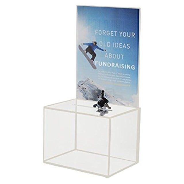 MCB - Medium Acrylic Donation Box - Ballot Box - Ticket box - Vote Box ... MCB - Medium Acrylic Donation Box - Ballot Box - Ticket box - Vote Box ...