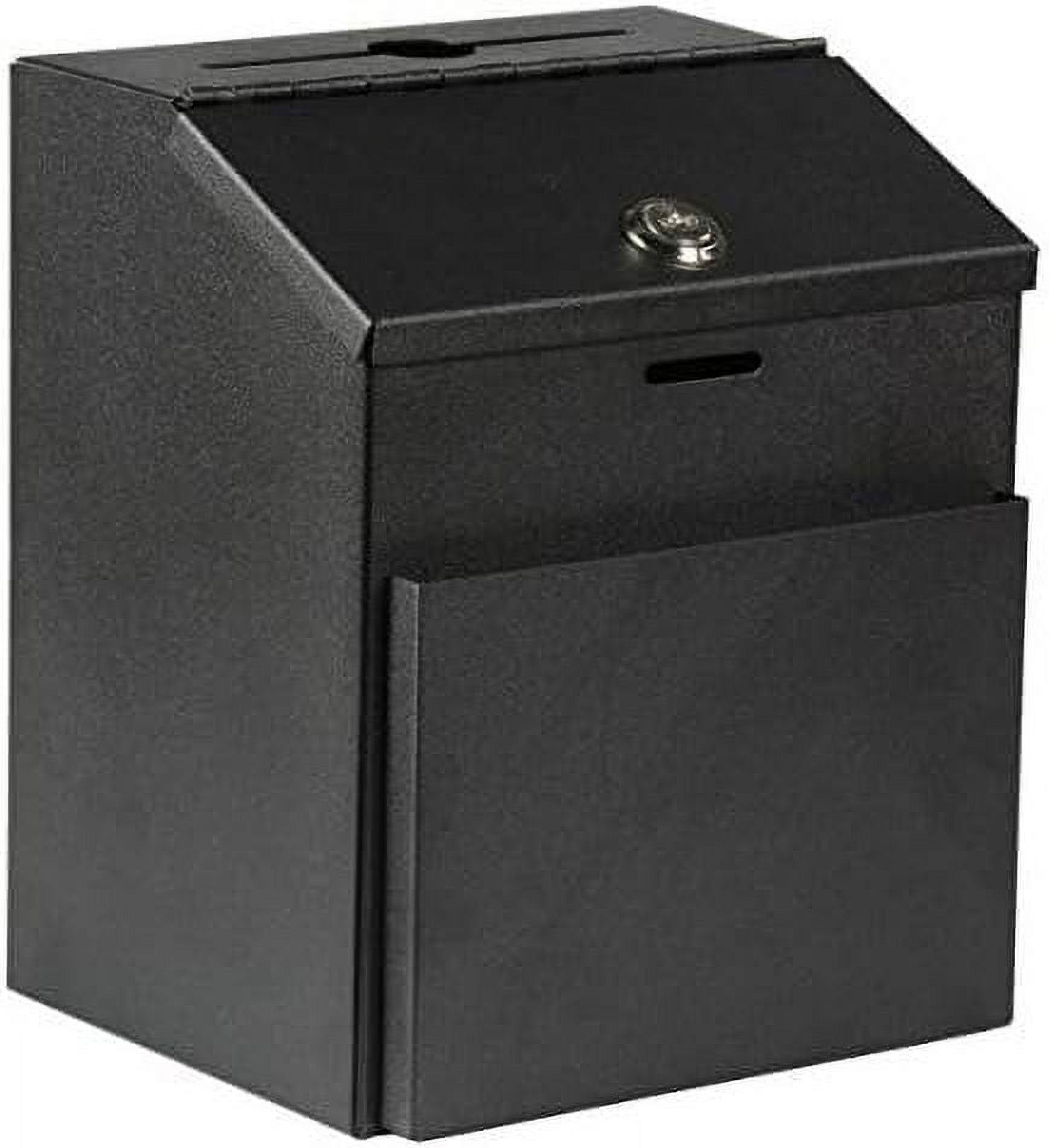 MCB Metal Suggestion Box ~ with Lock for Wall Mount ~ Tabletop Use ...