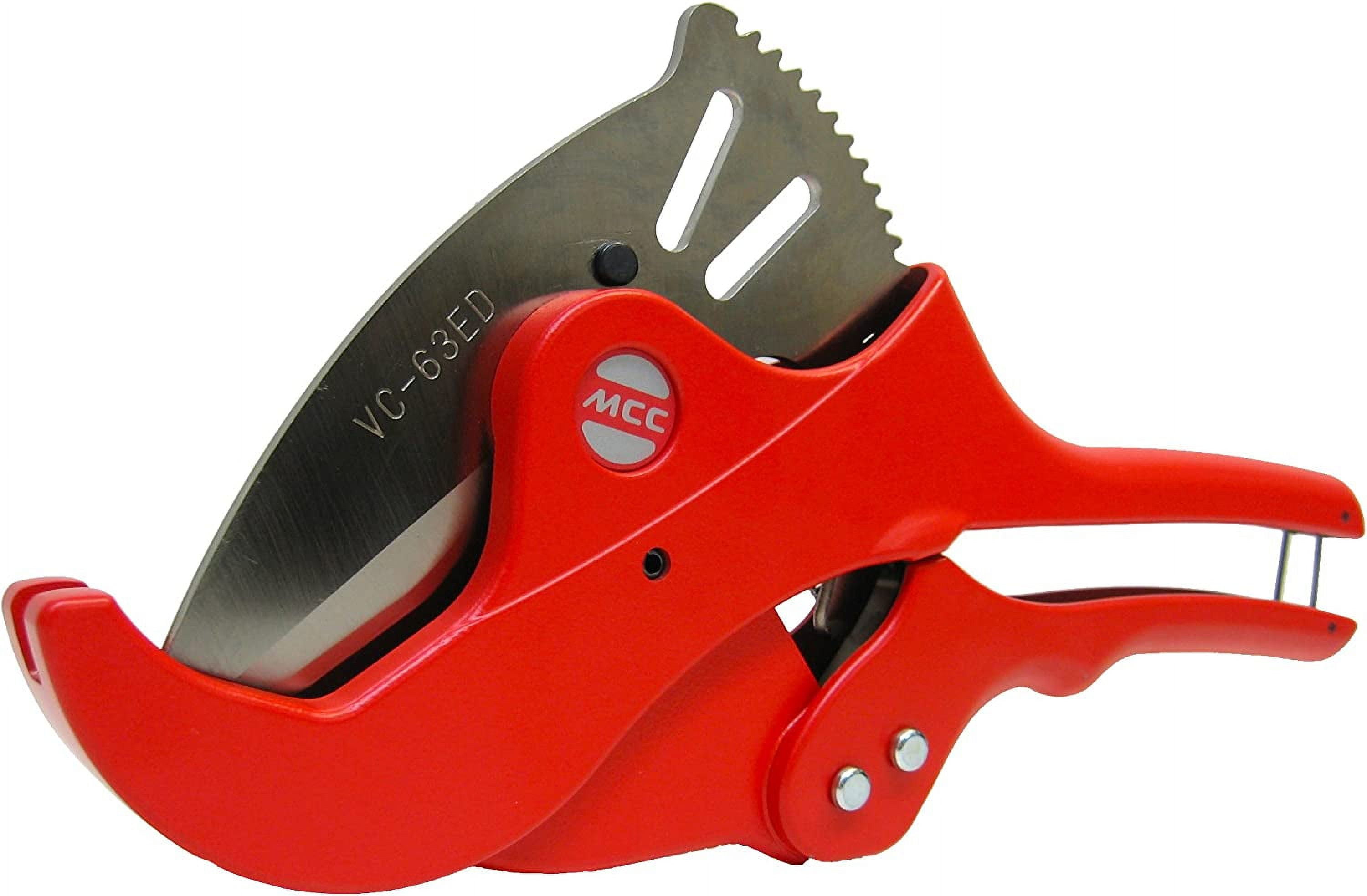 MCC - 2'' PVC / CPVC Pipe Tubing Cutter (One Hand, Quick Release) Cuts ...