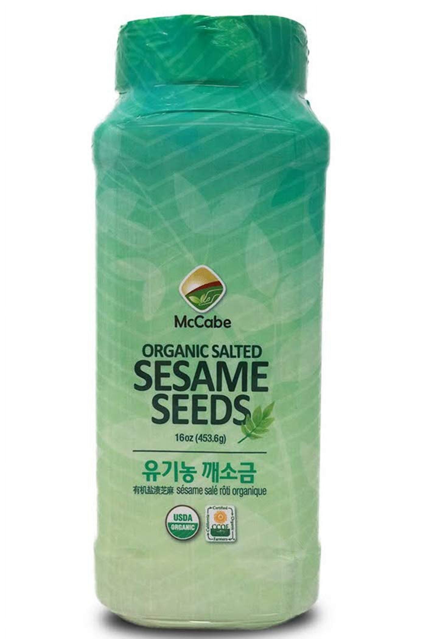 McCabe Organic Salted Sesame Seeds - Organic Salted Sesame Seeds | Rich ...