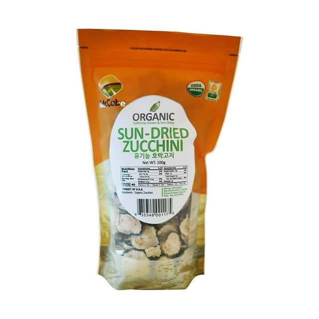 MCCABE ORGANIC SUN-DRIED ZUCCHINI SNACKS | A FLAVORFUL AND NUTRIENT ...
