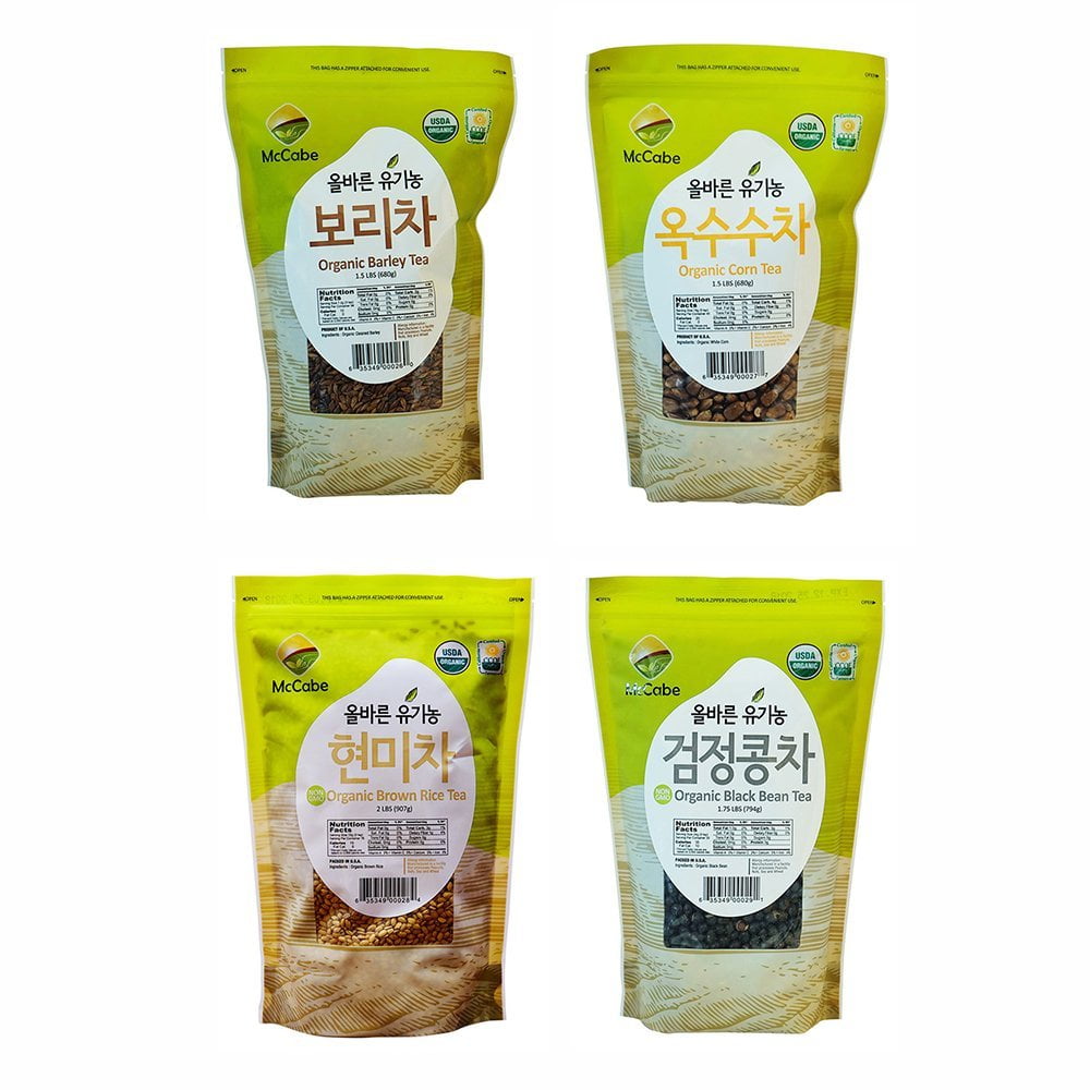 MCCABE ORGANIC TEA, 1.5LB (4-PACK) USDA CERTIFIED ORGANIC (BROWN RICE ...
