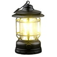 MCCC Vintage LED Lantern camping rechargeable Dimmer Light Portable for ...