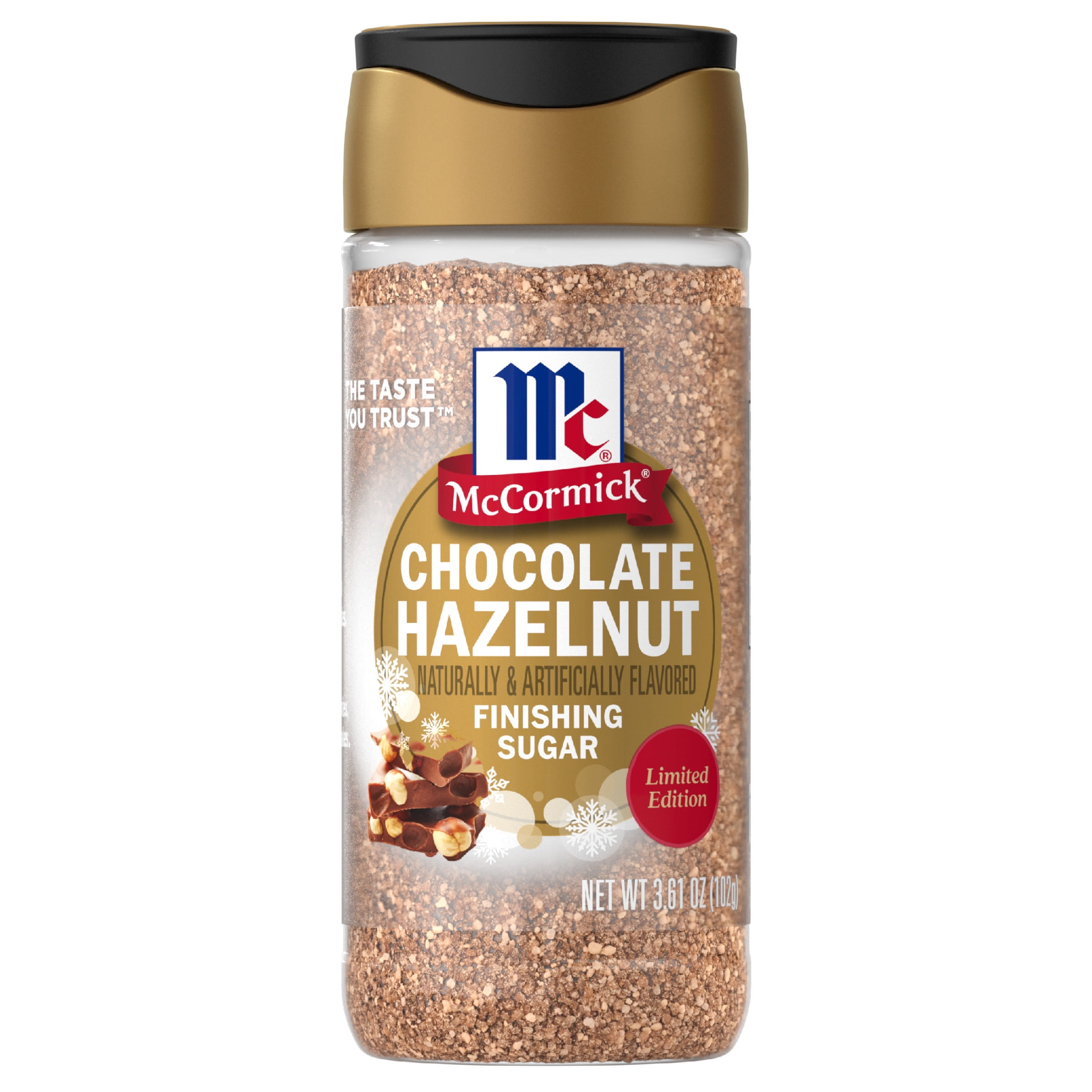 McCormick Chocolate Hazelnut Finishing Sugar, 3.61 oz Bottle - Walmart.com