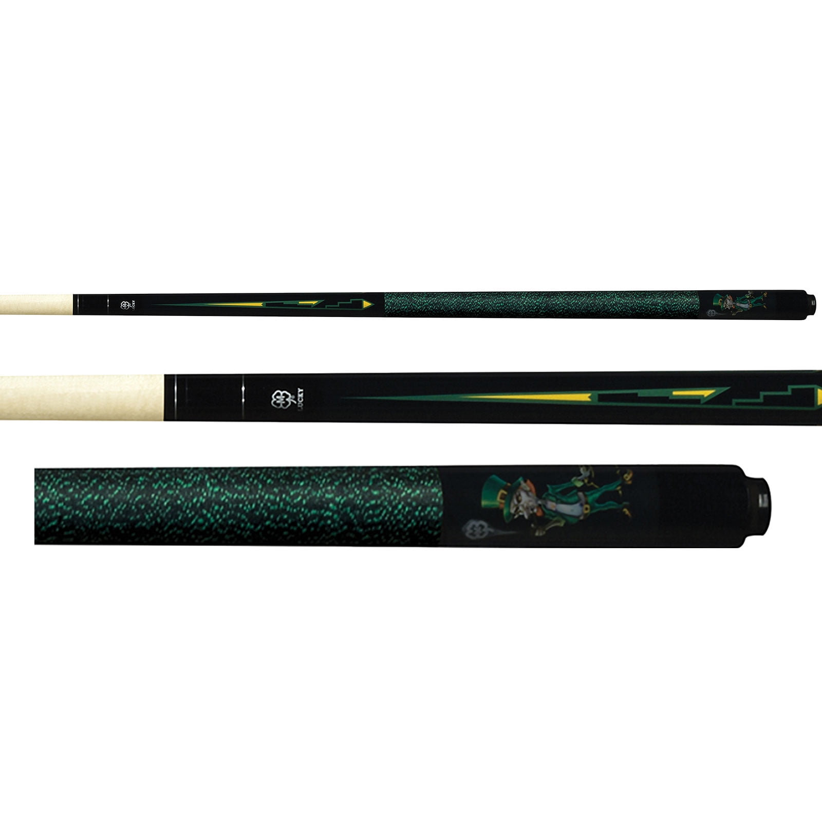 McDermott Lucky L65 Pool Cue Stick - Billiards Leprechaun Design ...