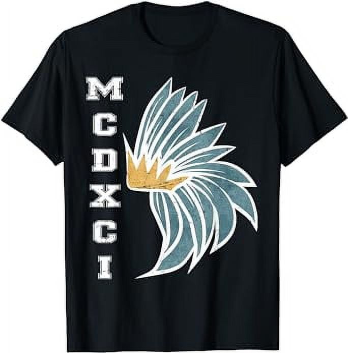 MCDXCI - 1491 - Indigenous People - Native - Roman Numerals T-Shirt ...