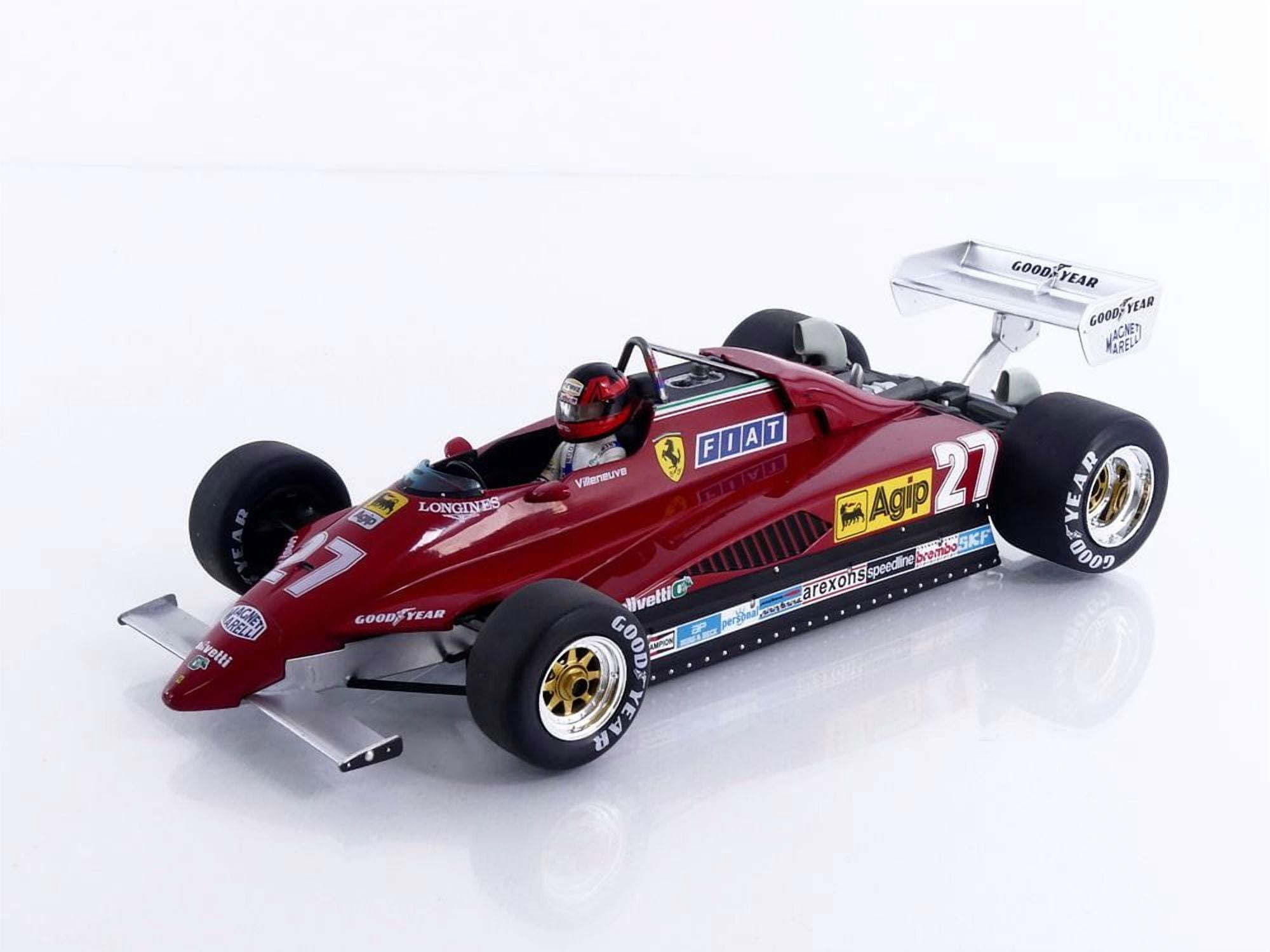 MCG 1/18 - FERRARI 126C2 - Belgian GP 1982 (G. Villeneuve) - Walmart.com