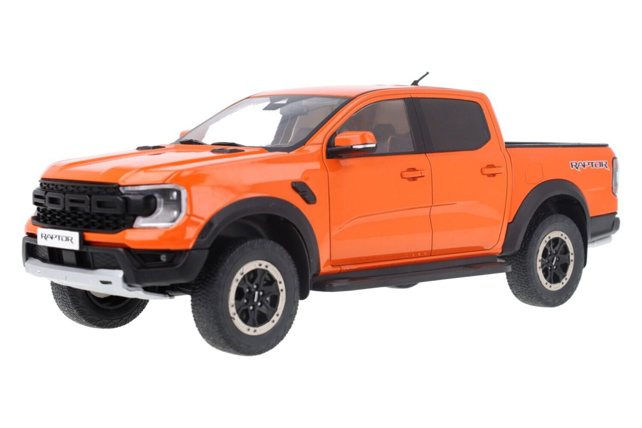 MCG 2023 Ford Ranger Raptor Crew Cab Pickup Truck Orange 1:18 - Walmart.com