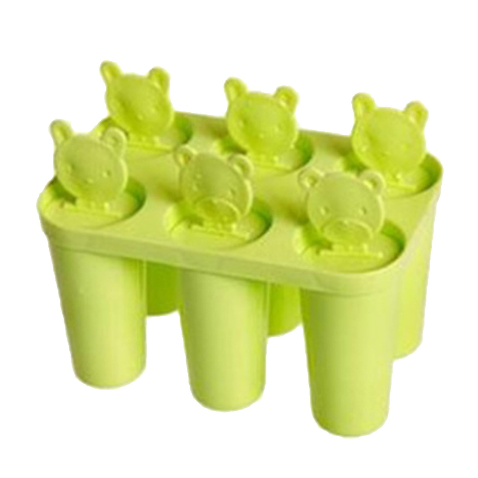MCHPYYA Ice Lolly Bear Head Shaped Popsicle Molds Cute Bear Shape ...
