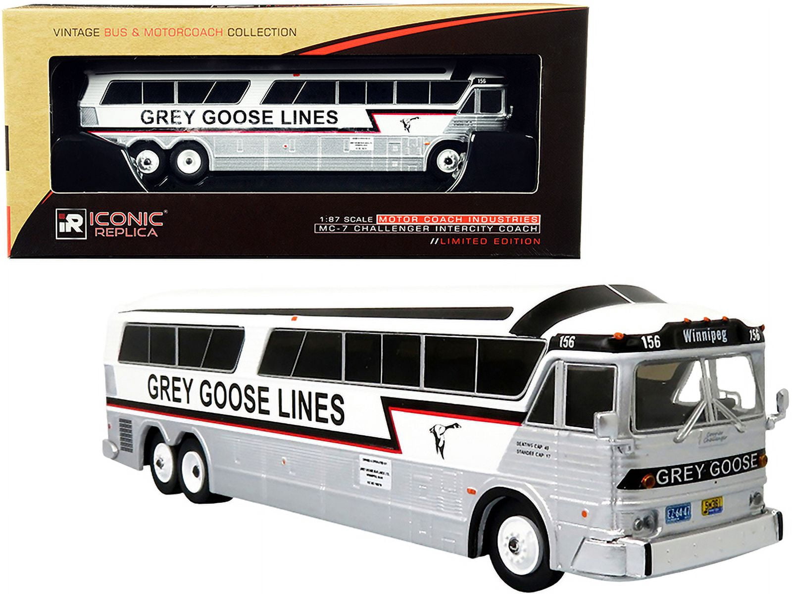 MCI MC-7 Challenger Intercity Coach "Grey Goose Lines" Winnipeg (Canada ...