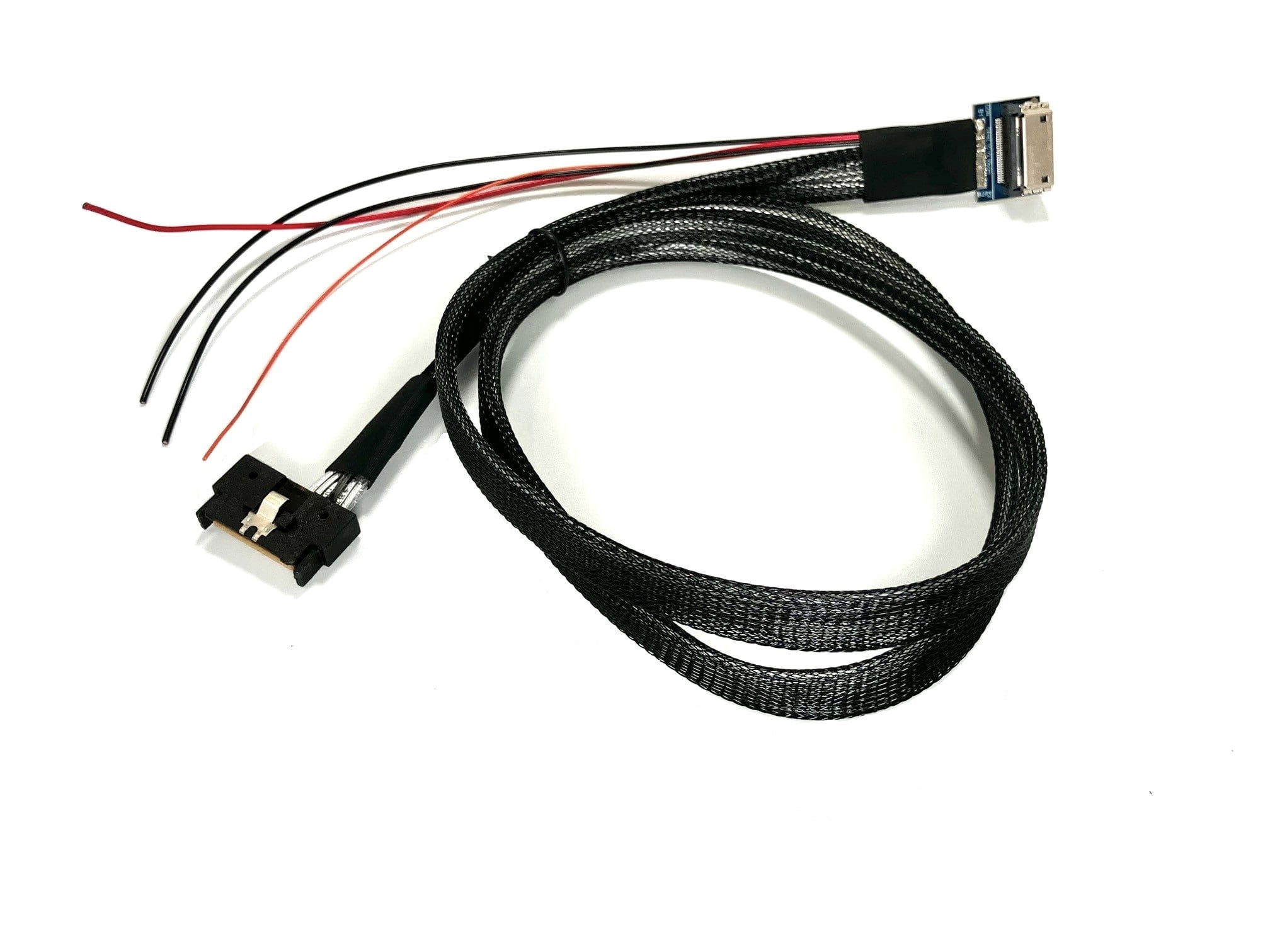 MCIO 8X 74 Pin to GEN Z 2C 1 Meter Cable with Discrete Wires - Walmart.com