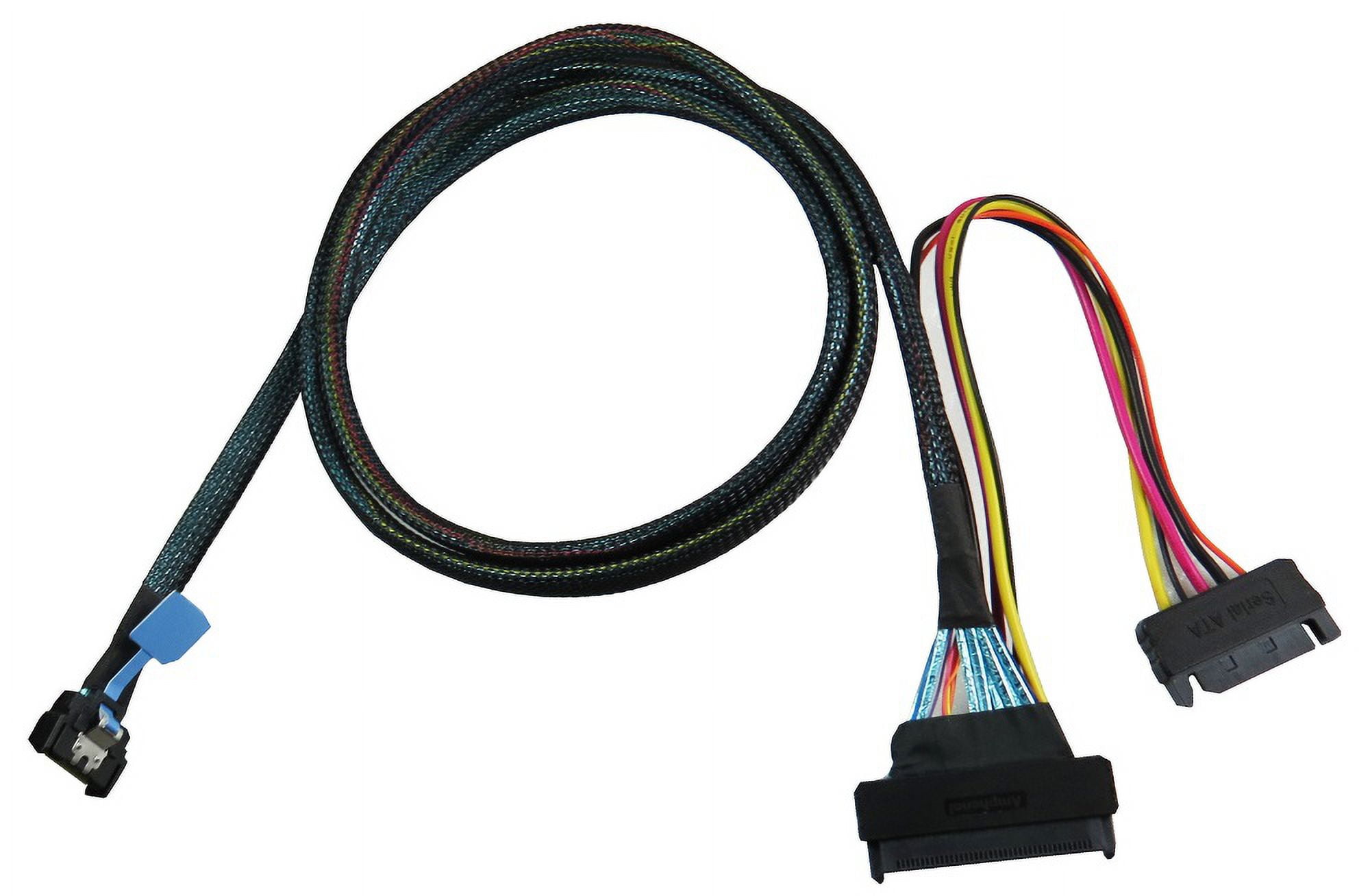 MCIO Gen 5 to U.2 (SFF-8639) Cable 100cm - Walmart.com