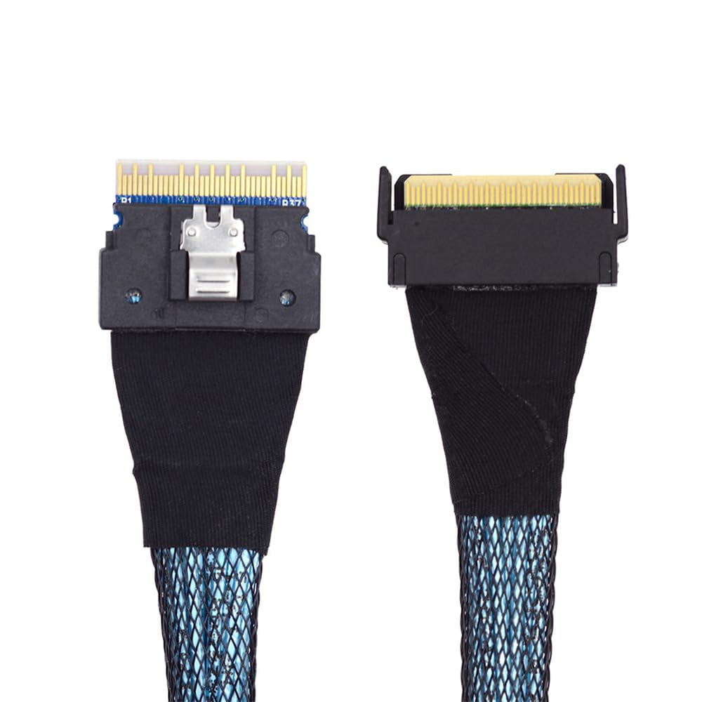 MCIO ‌PCI-E GEN 5 74 Pin Male to SFF-8654 SlimSAS 8i 74 Pin Male ...