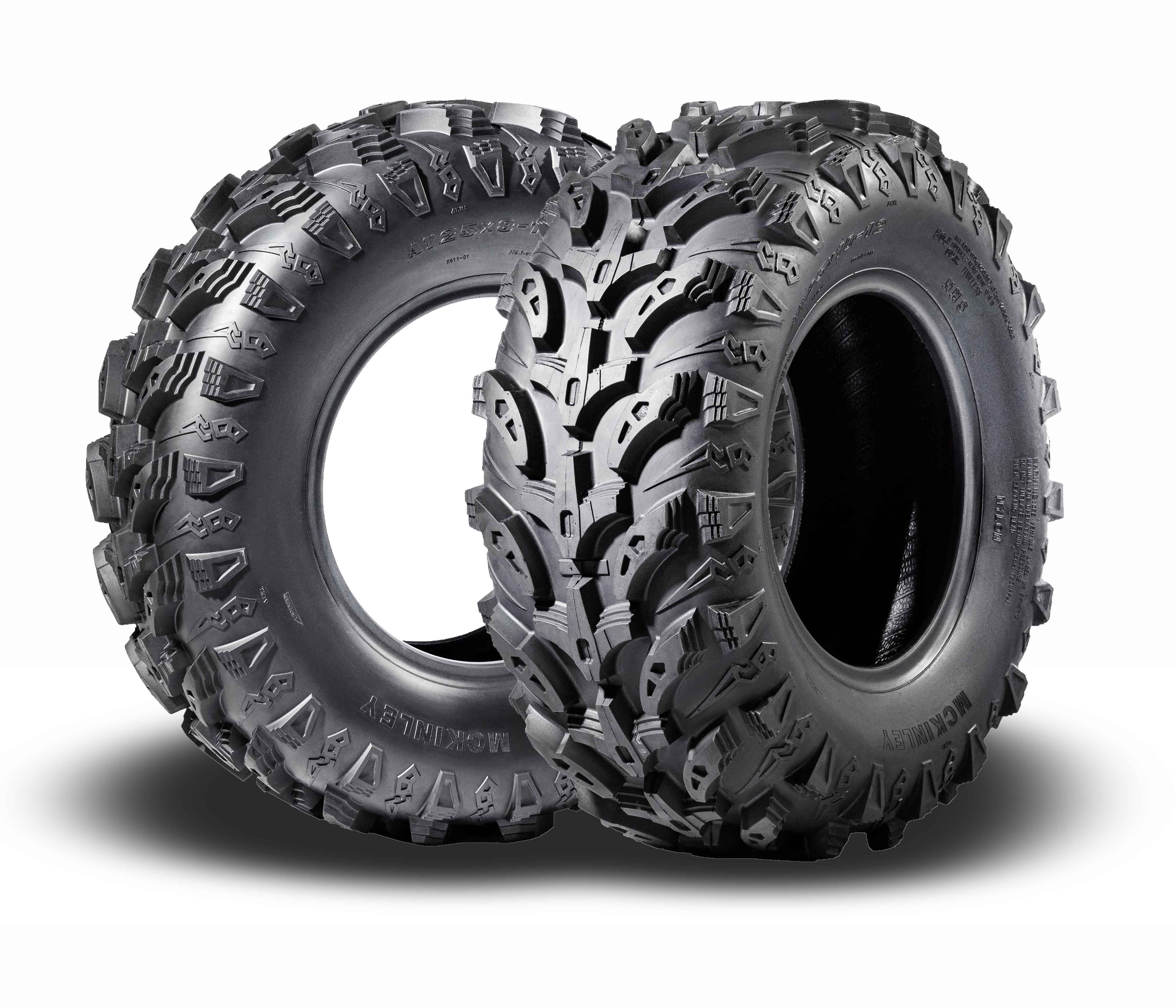MCKINLEY UTV ATV Tires 25X10-12 6-Ply Super Mud 25X10X12 All Terrain ...