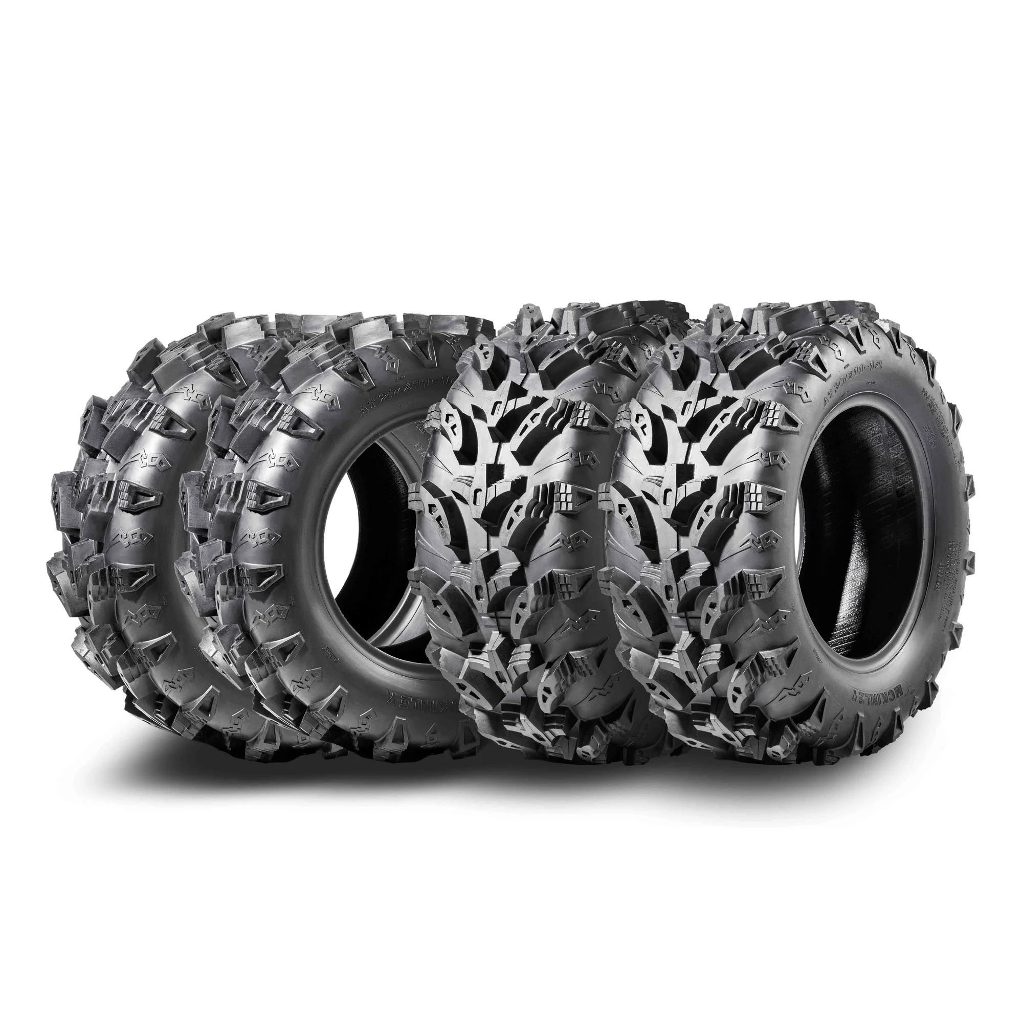 MCKINLEY UTV ATV Tires 27X10-12 6-Ply Super Mud 27X10X12 All Terrain ...
