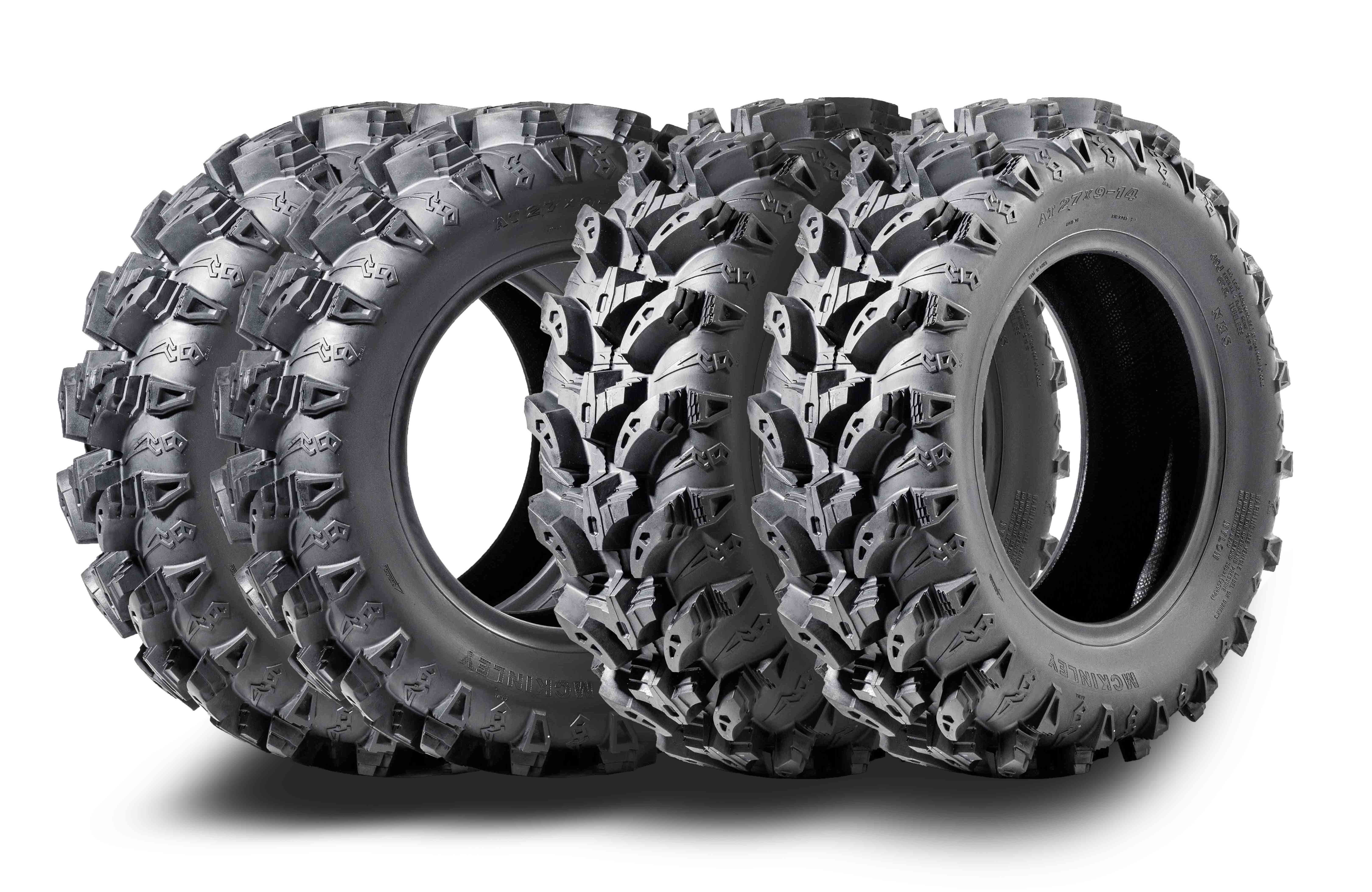 MCKINLEY UTV ATV Tires 27X9-14 6-Ply Super Mud 27X9X14 All Terrain X611 ...