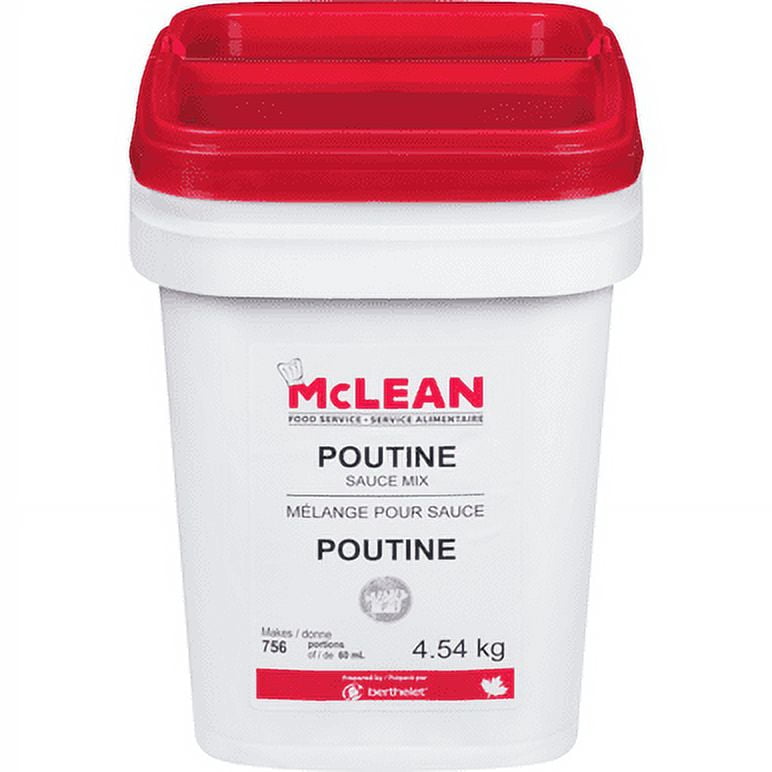 MCLEAN Premium Poutine Sauce Mix - Authentic Canadian Flavor, 4.54 kg ...