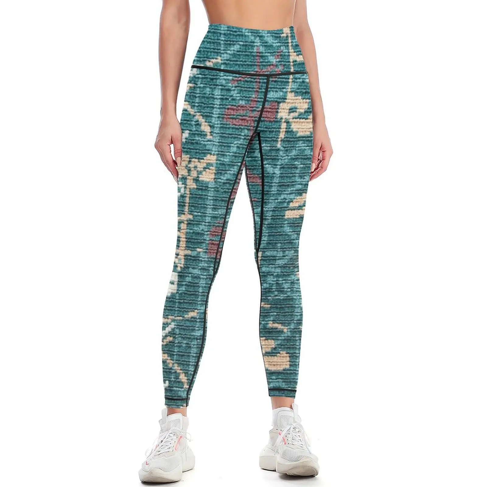MCO Orlando International Airport Carpet Leggings Fitness woman flared ...