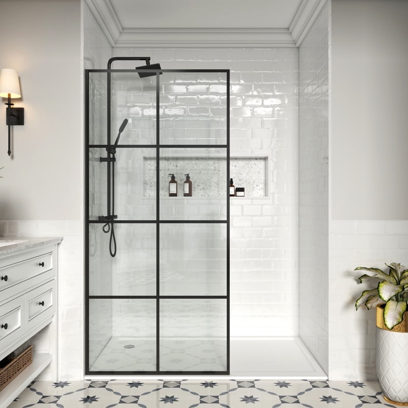 Fixed Glass Shower Door