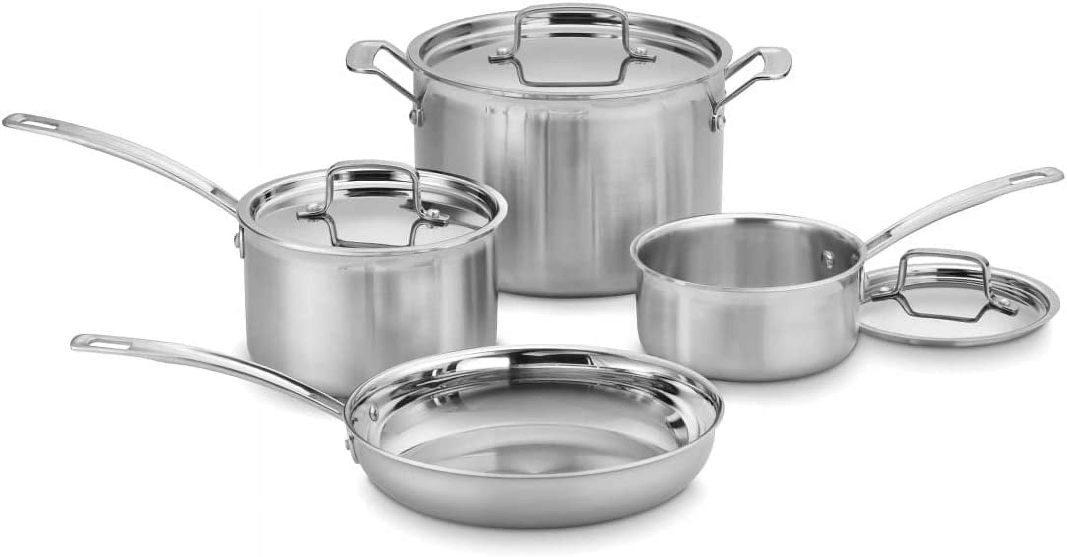 MCP-7NP1 Multiclad Pro Triple Ply 7-Piece Cookware Set Skillet ...