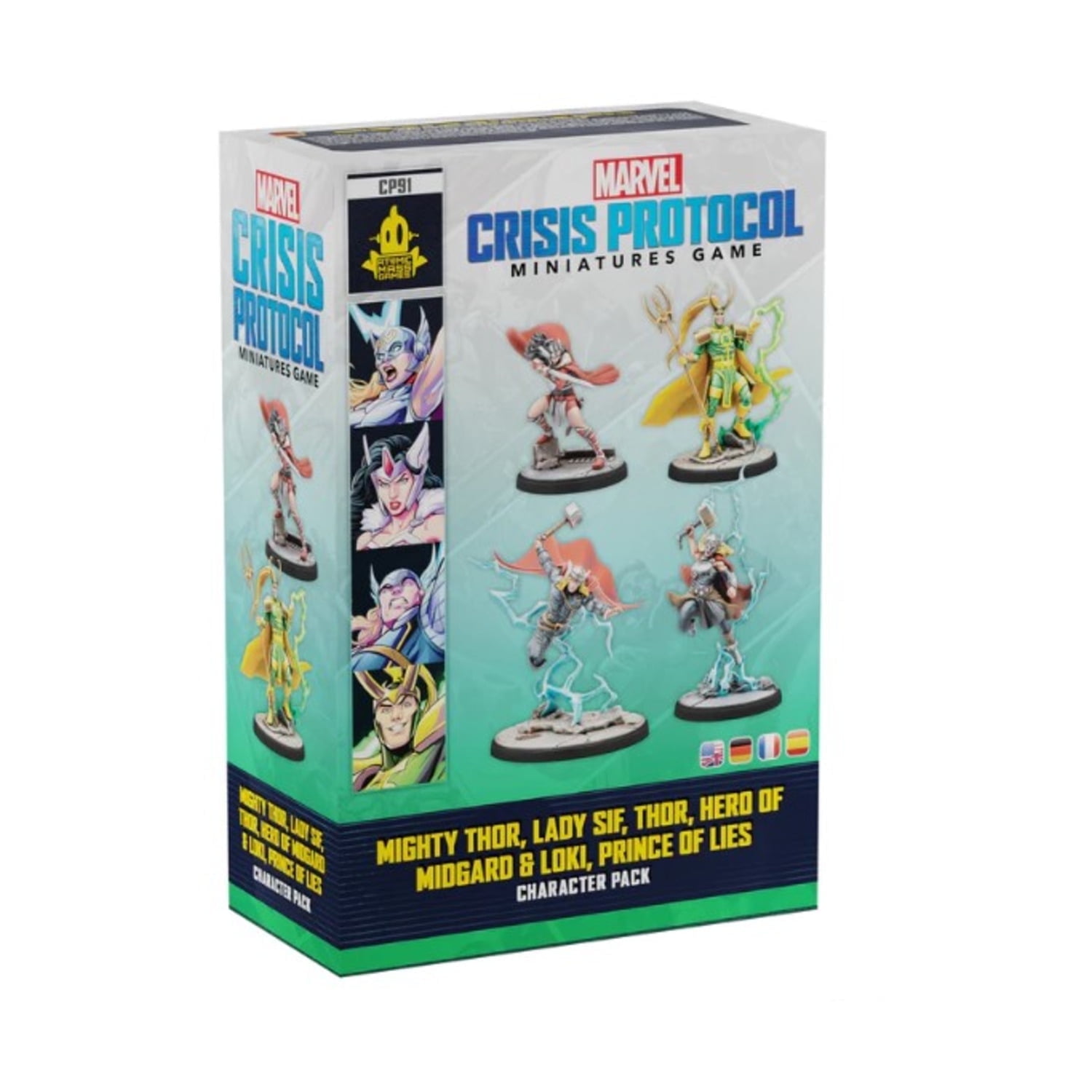 Marvel: Crisis Protocol - Mighty Thor, Lady Sif, Thor, and Loki ...