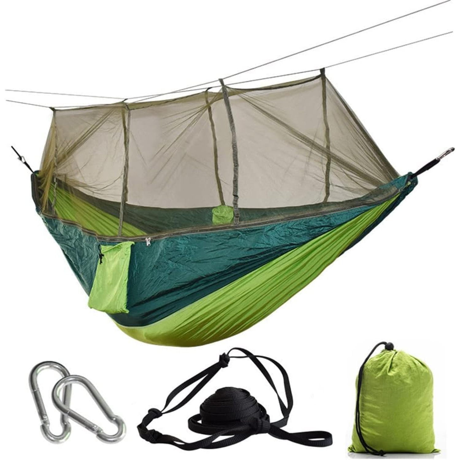 MCPPP Outdoor Hammock, Net Parachute Camping Hanging Sleeping Bed Swing ...