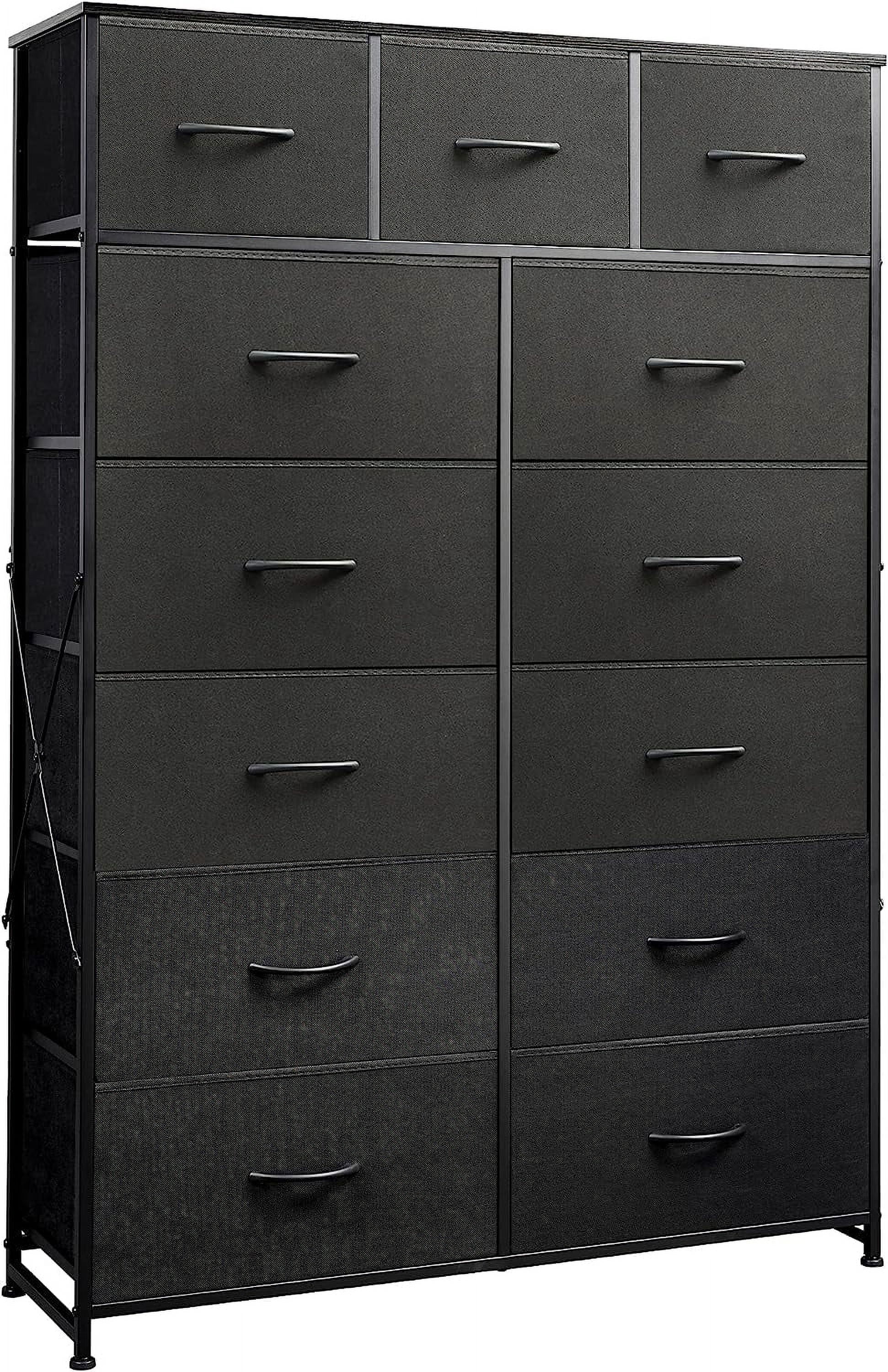 MCQ 13-Bin Fabric Drawer Storage Tower, 56.7-inch Tall Organizer Unit ...