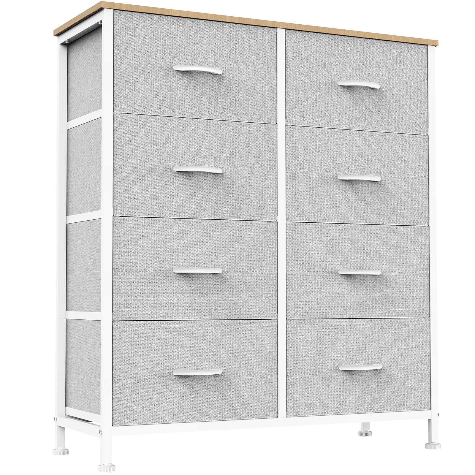 MCQ 8 Fabric Drawers, TV Cabinet Sideboard with 8 Fabric Drawers ...