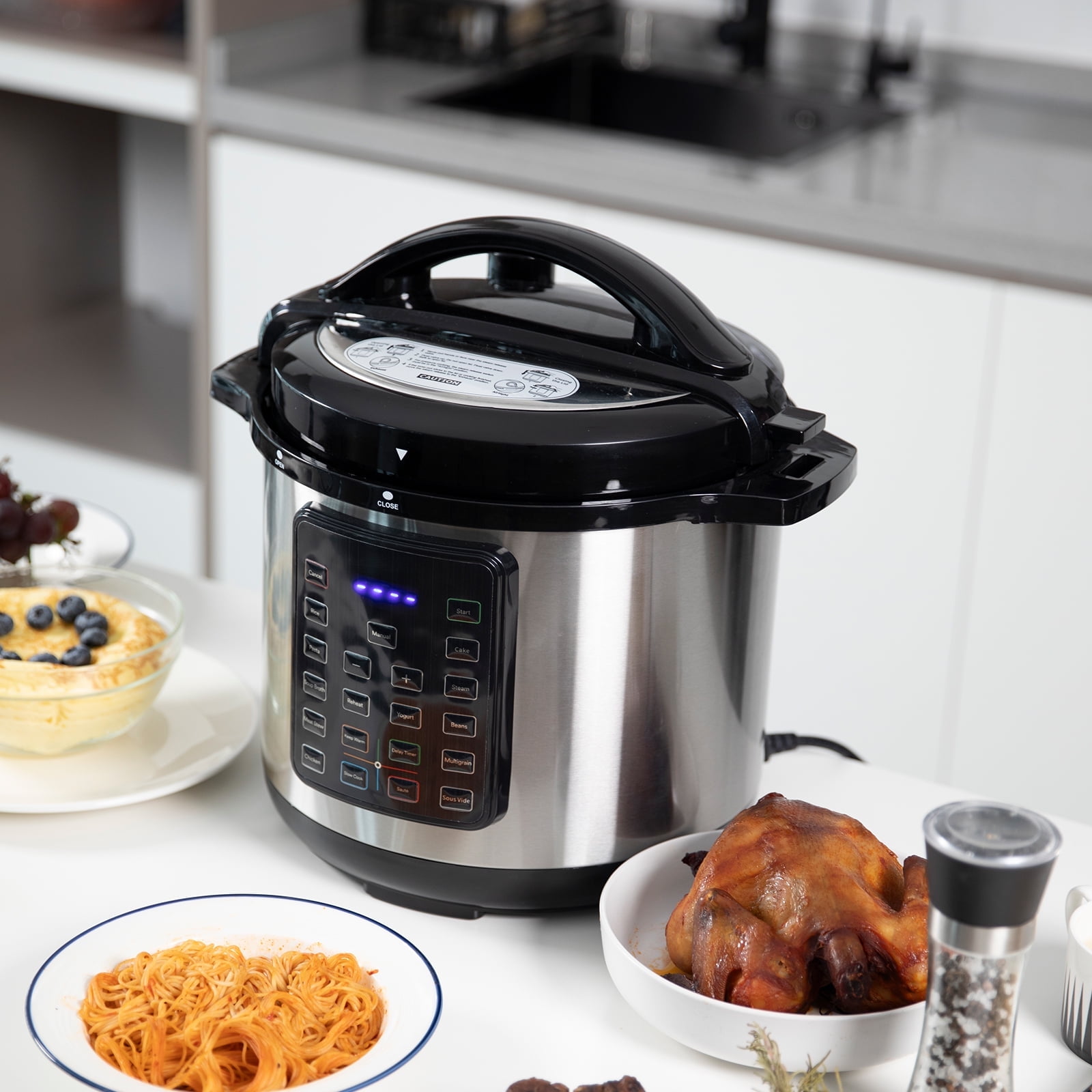 MCQ Electric Pressure Cooker 8 Quart Multi Kitchen Appliances, Instant ...
