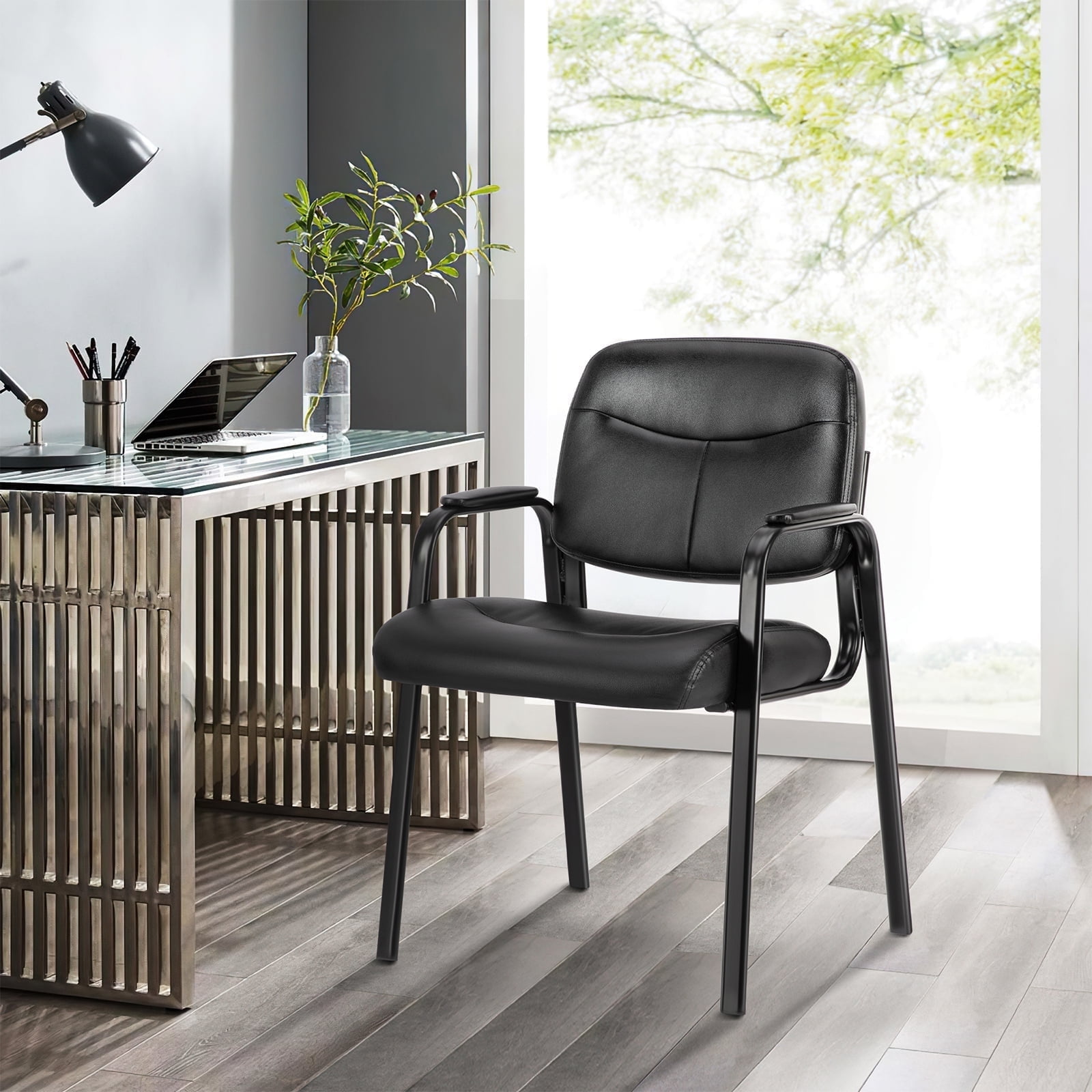 MCQ Ergonomic Leather Guest Chairs: Stylish Arm Support, Perfect for ...